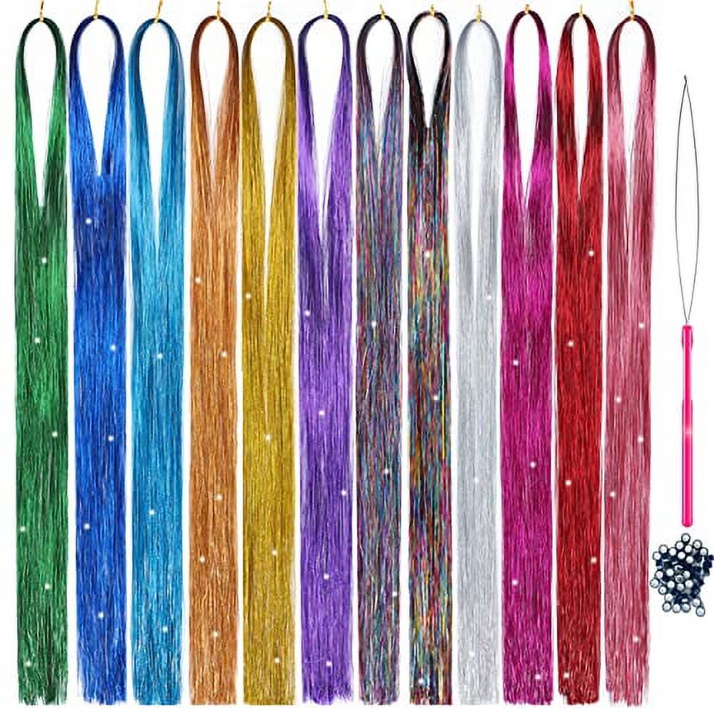 Hair Tinsel kit Fairy Hair Tinsel Kit 47 Inch Hair Extensions Hair ...