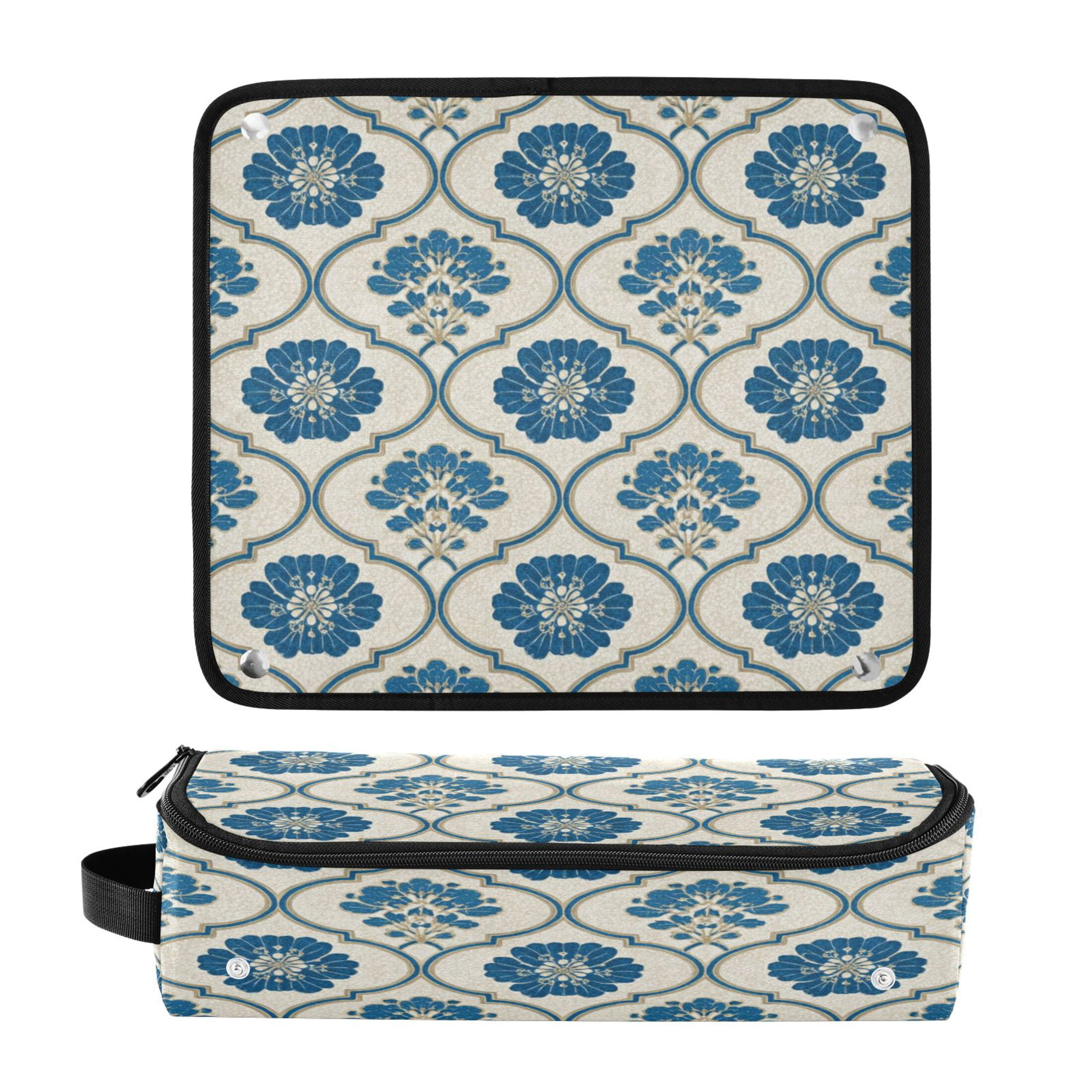 Hair Tool Organizer Bag with Heat Resistant Mat Removable Travel ...