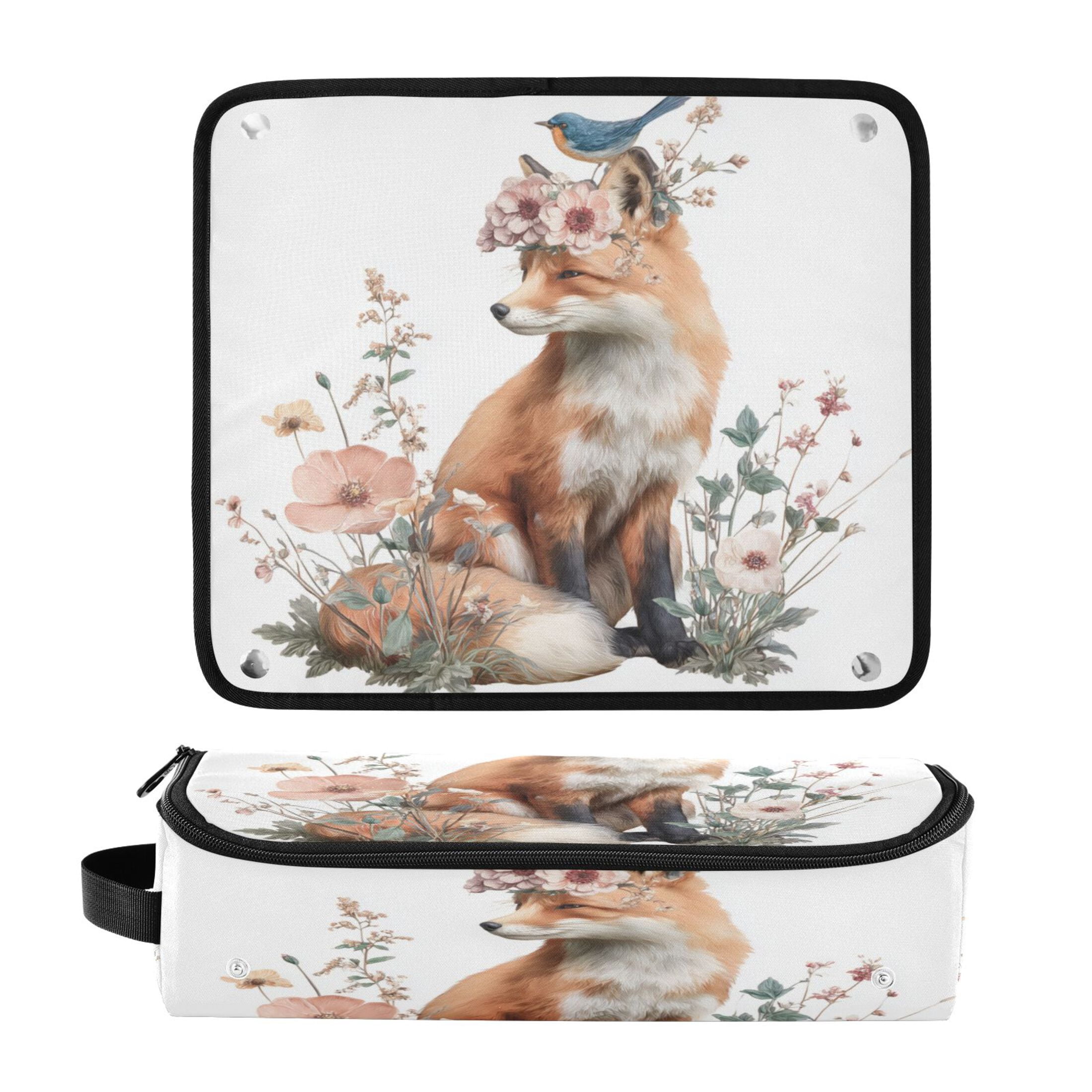 Hair Tool Organizer Bag with Heat Resistant Mat Removable Travel ...