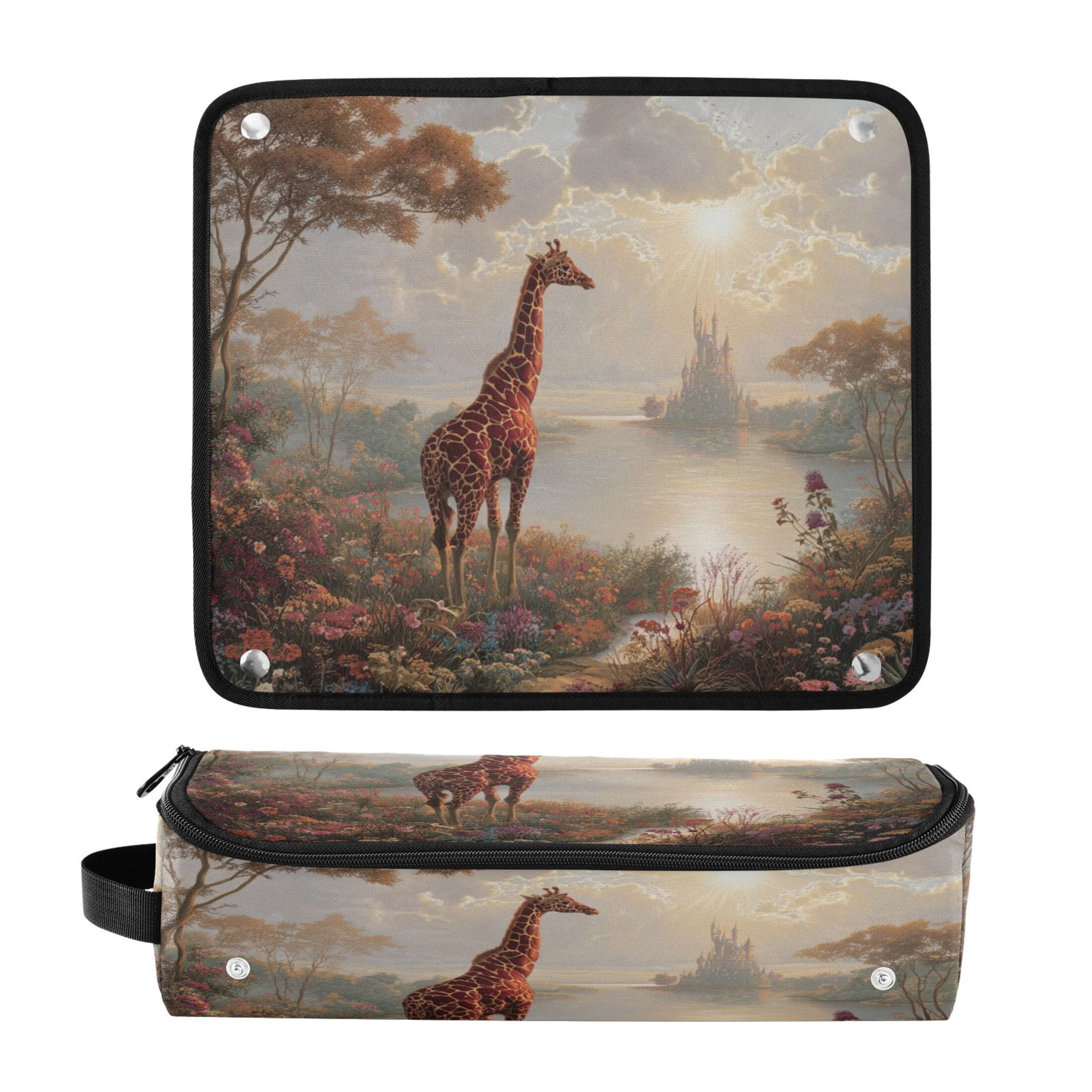 Hair Tool Organizer Bag with Heat Resistant Mat Removable Travel ...
