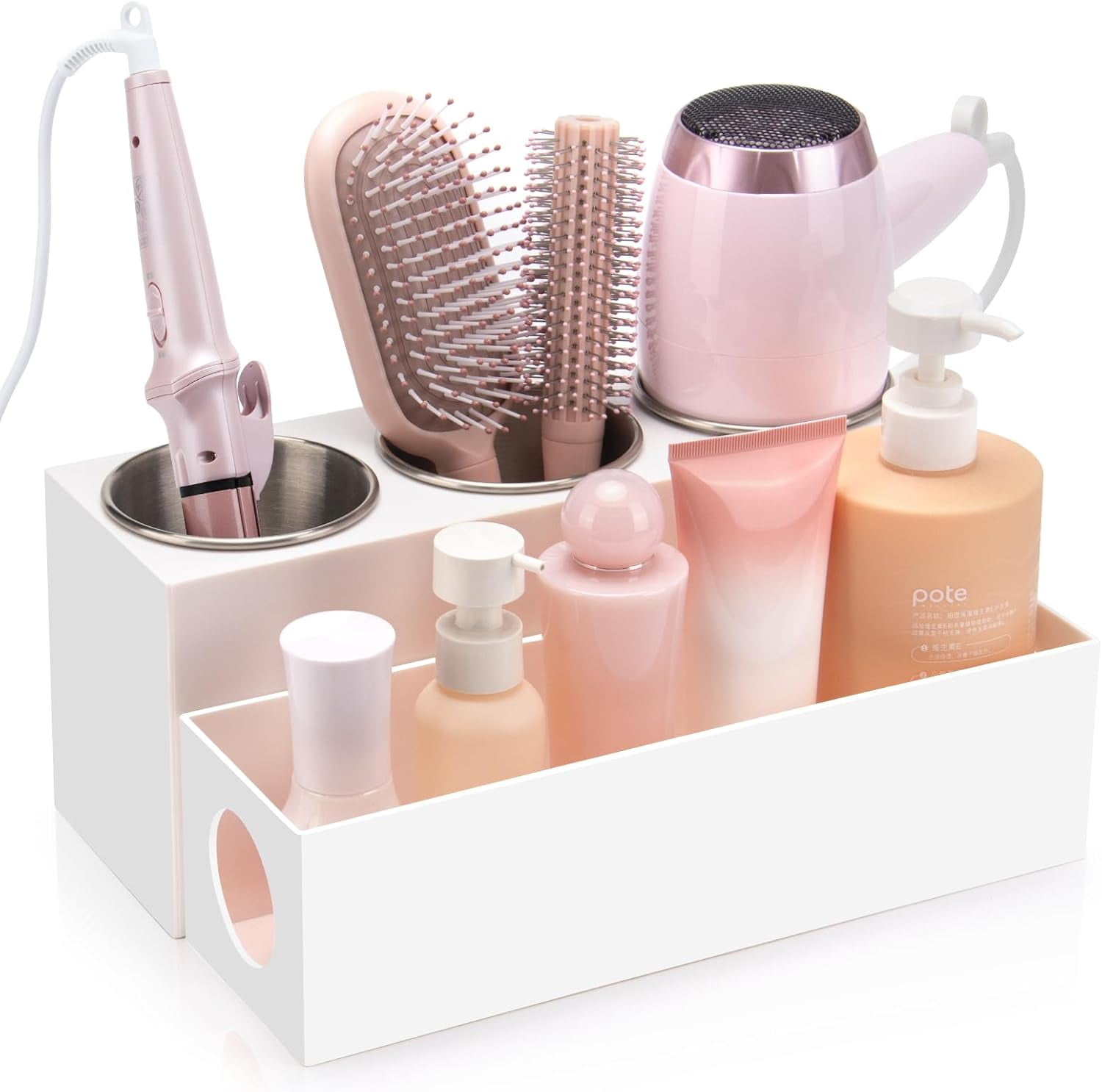 Hair Tool Organizer - Bathroom Vanity Organizers and Storage for Hair ...