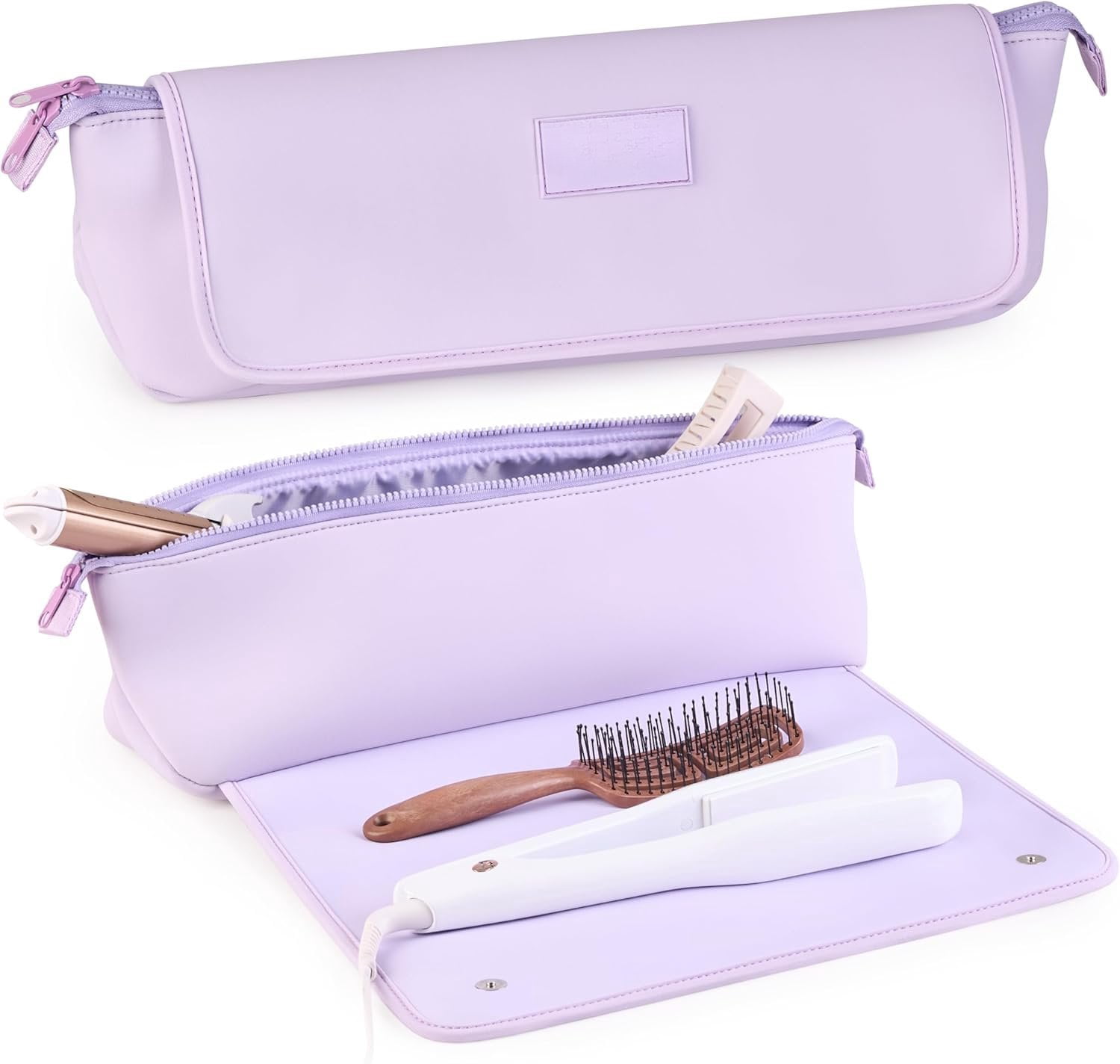 Hair Tools Travel Bag and Mat for Flat Irons, Straighteners, Curling ...
