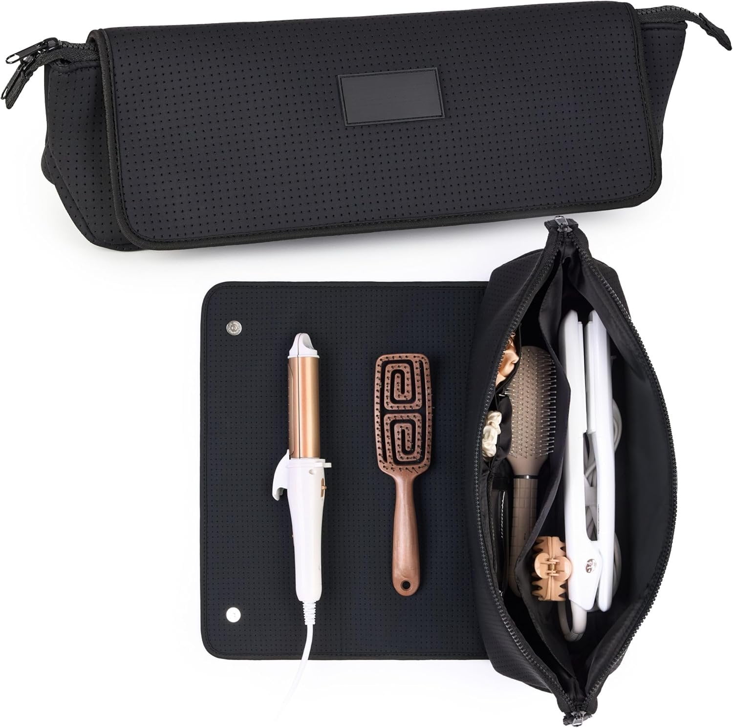 Hair Tools Travel Bag and Mat for Flat Irons, Straighteners, Curling ...