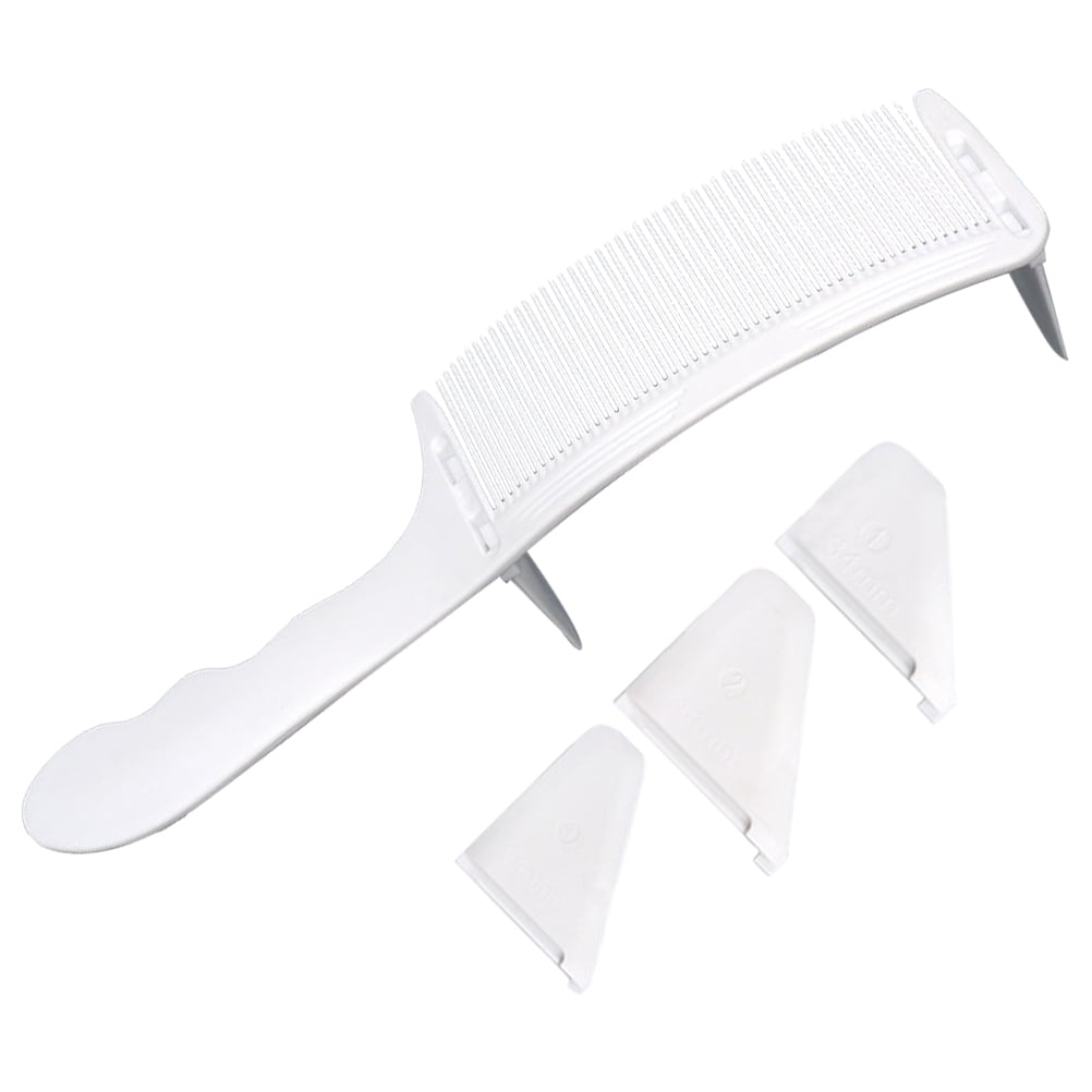 Hair Tools White Comb Limited Curved Barber Fade Combs for Men Man ...