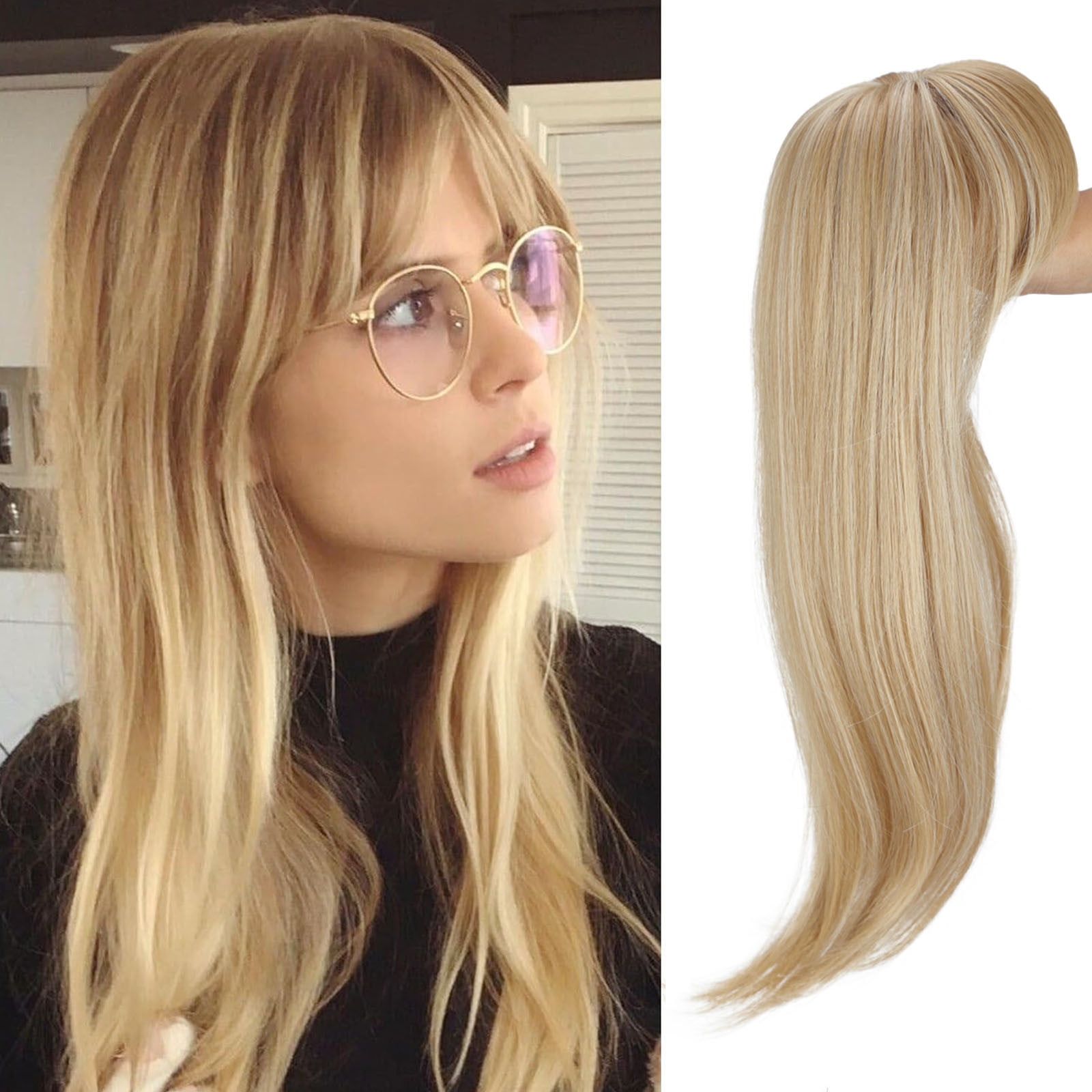 Hair Toppers Women 360 3D Thinning Hair Hair Clip Lightweight Natural ...