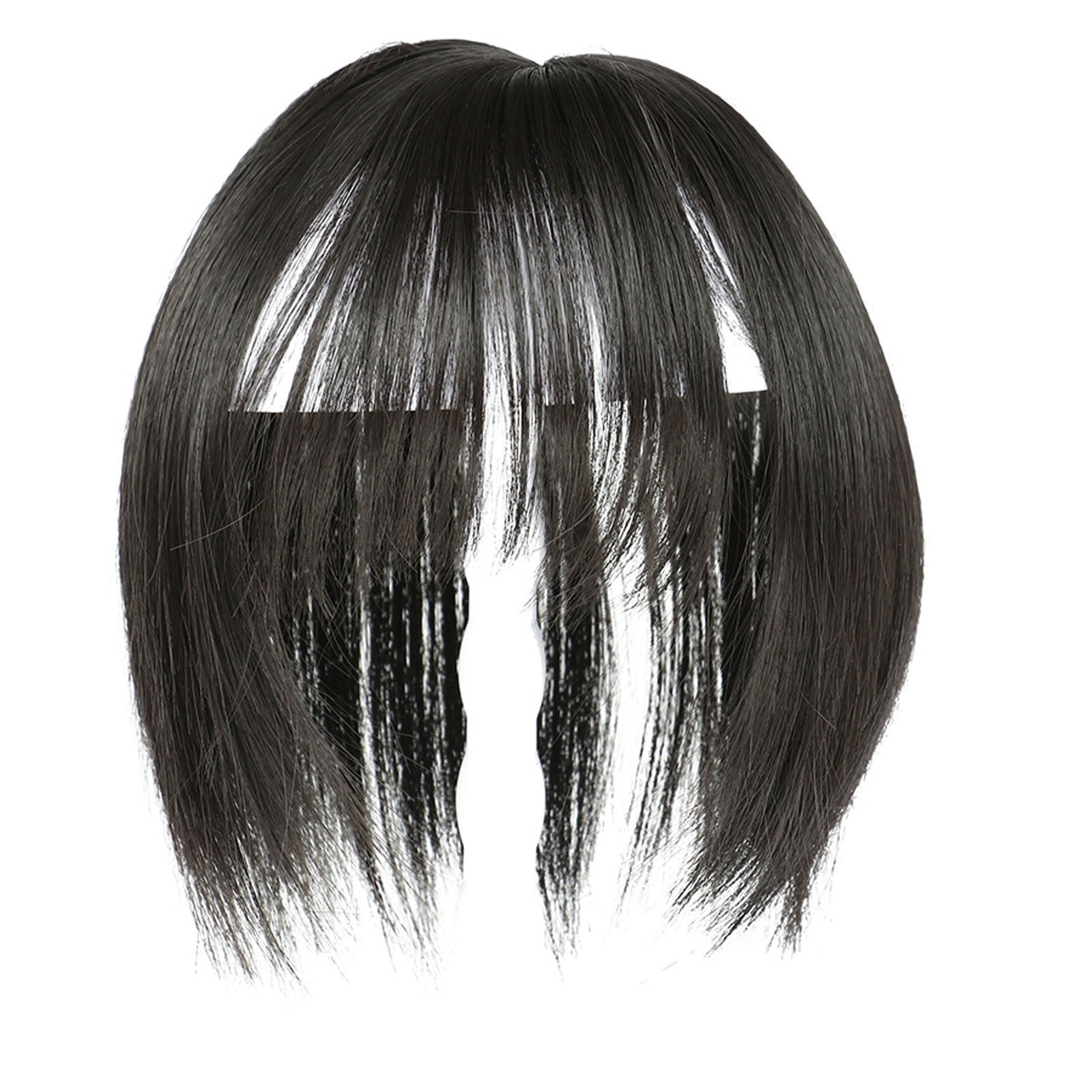Hair Toppers for Thinning Hair Women, Mini Fringe French Bang Wig ...