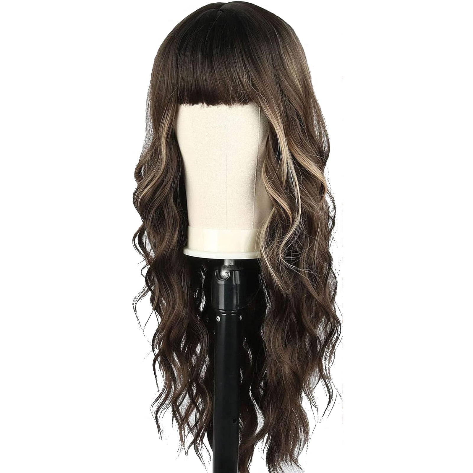 Hair Tracks Women'S Change Long Curly Hair Fiber Headgear Water Shape ...