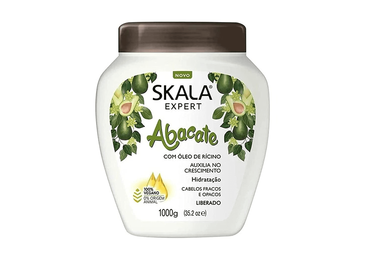 Skala Expert Avocado Hair Treatment Mask, 1kg - Strengthens and ...