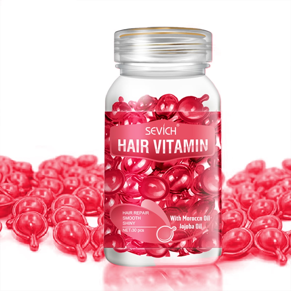 Hair Treatment Serum Capsules Organic Argan Oil Anti Frizz Hair Serum ...