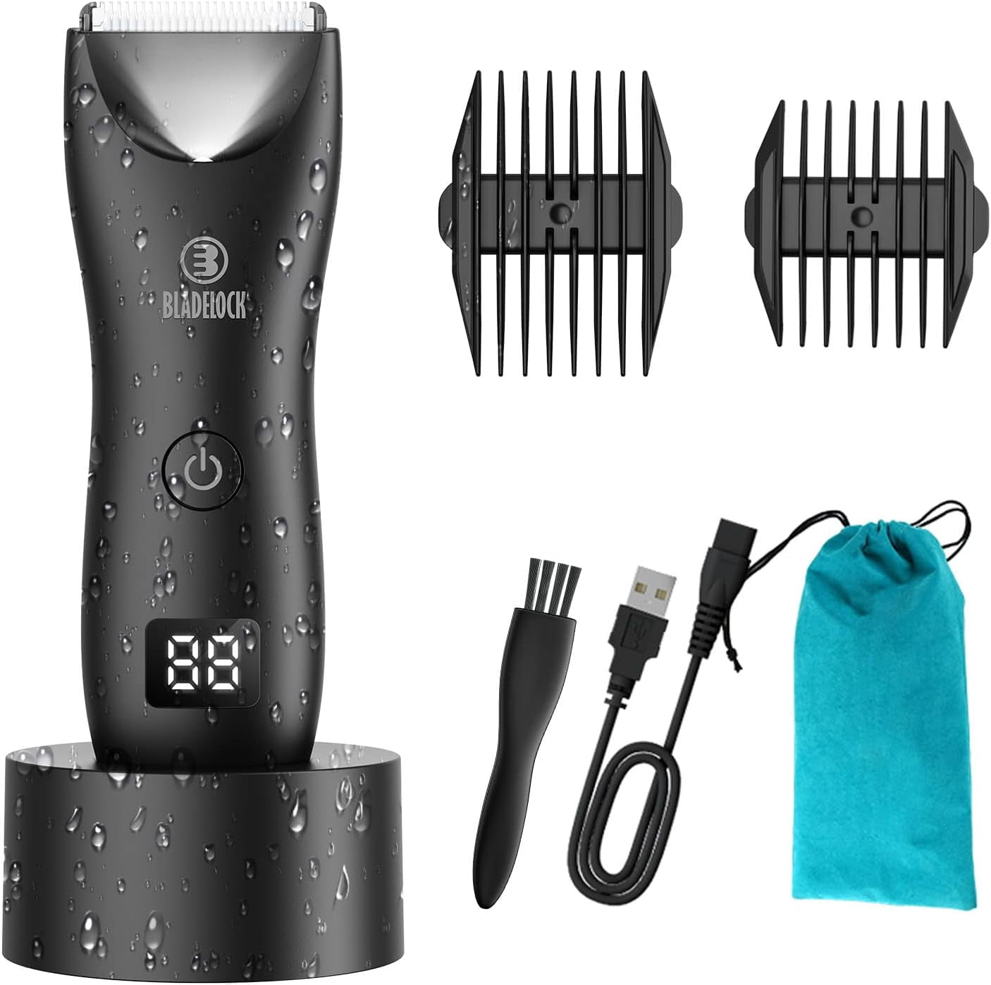 Hair Trimmer for Men, Ball Trimmer with Ceramic , Pubic Groin Hair ...