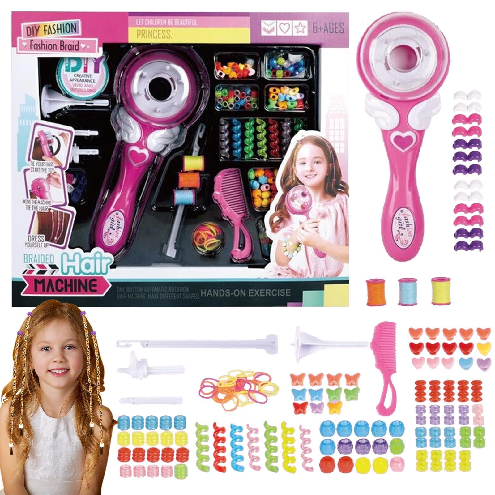 Hair Twist Machine For Kids | Automatic Hair Braider Kit,Easy ...