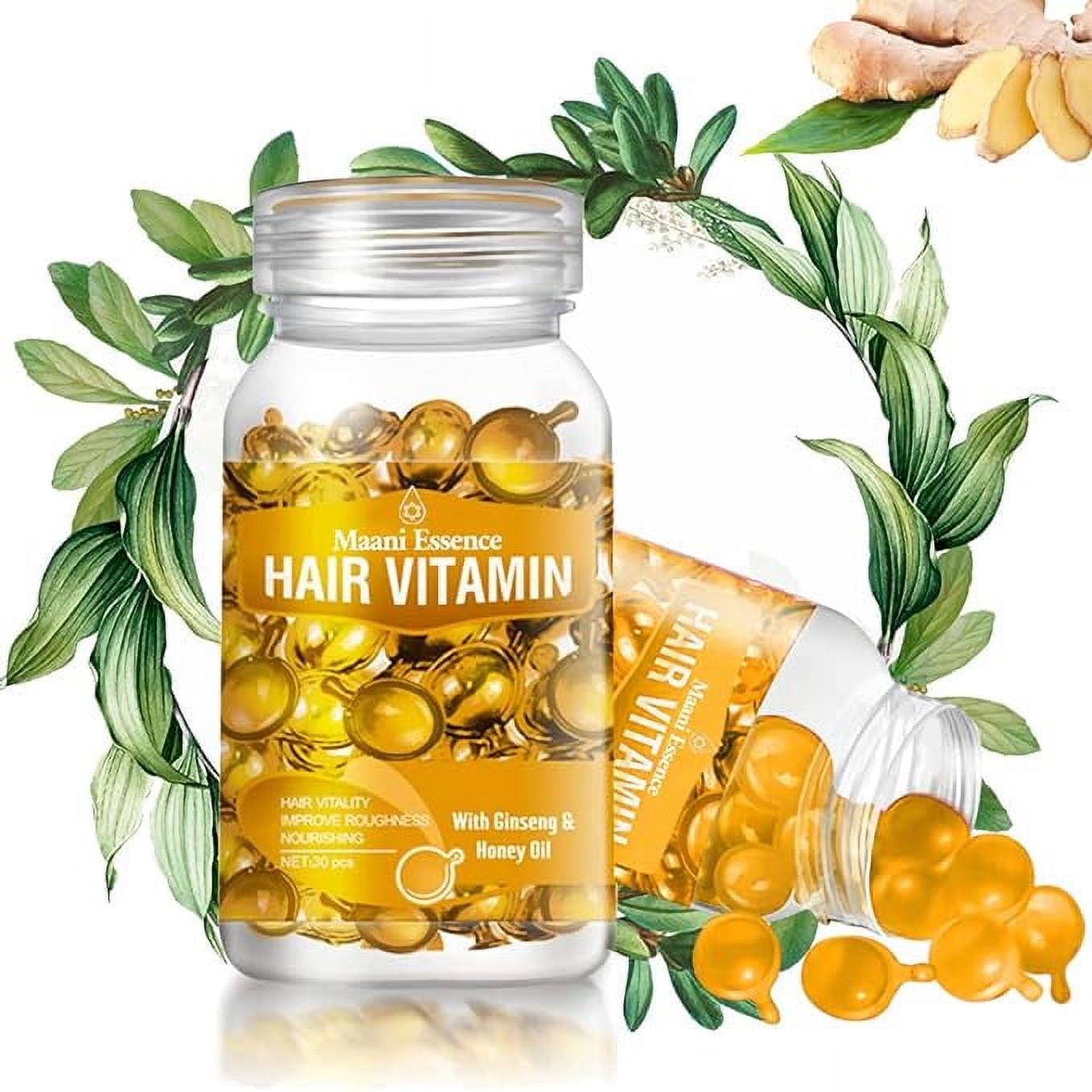 Hair Vitamin Serum Capsule No Need to Rinse – with Argan Macadamia ...