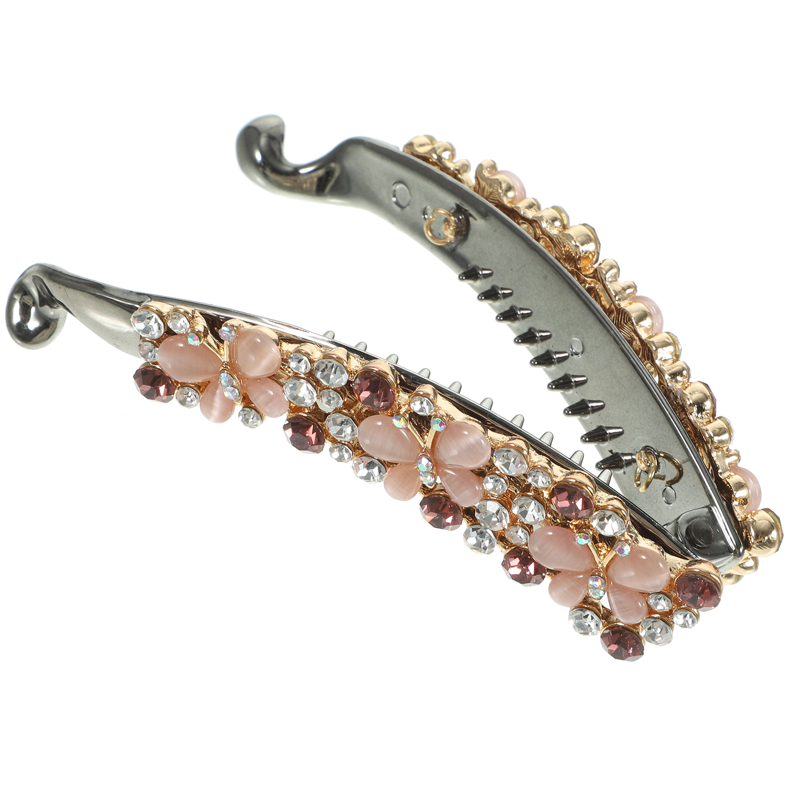 Hair Volume Clip Jaw Clips Banana Vintage Pin Styling Rhinestone ...