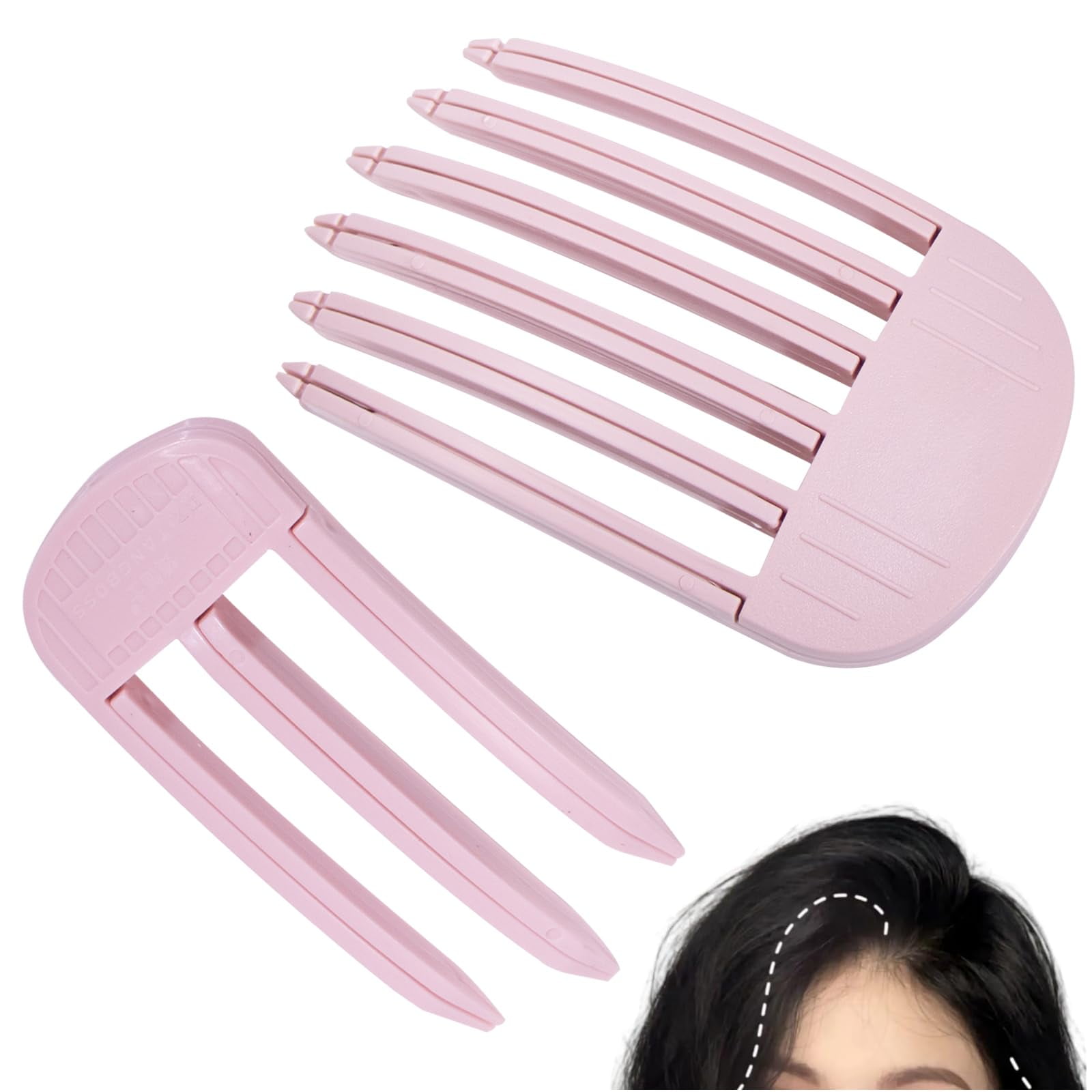 Hair Volume Clip, Wind Shaping Styling Comb for Fluffy Bangs, 3 and 6 ...