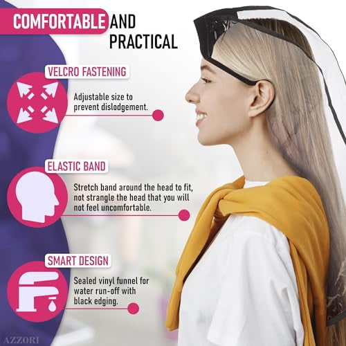 Hair Washing Caps for Elderly Funnel for Shampoo - Hair Shampoo Sink ...