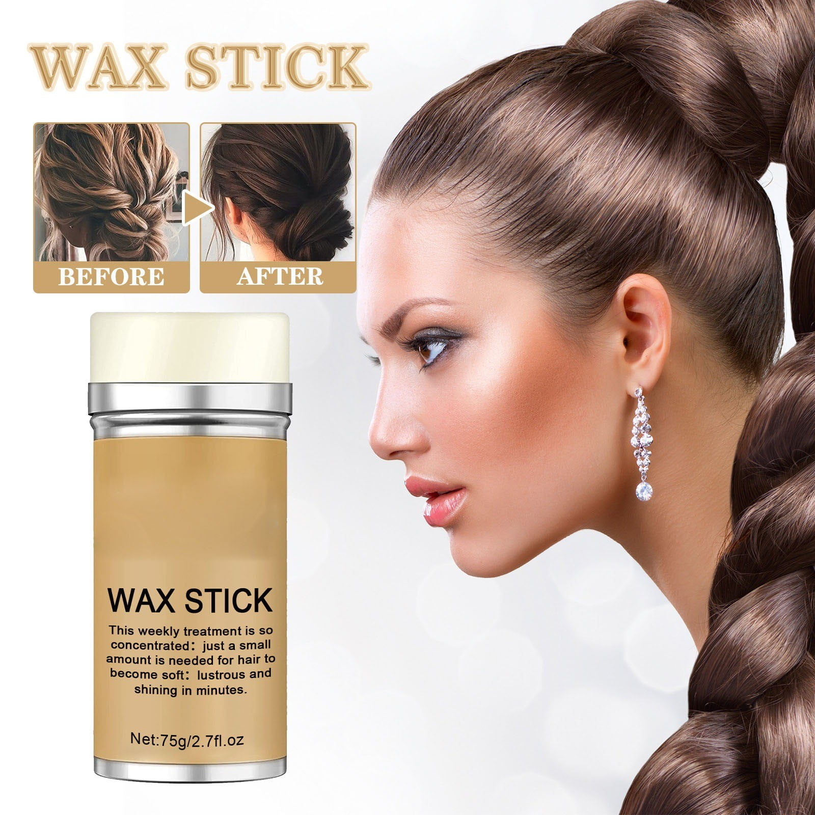 Hair Wax Stick Dry Hair Products Shea Butter Hair Deep Conditioner ...