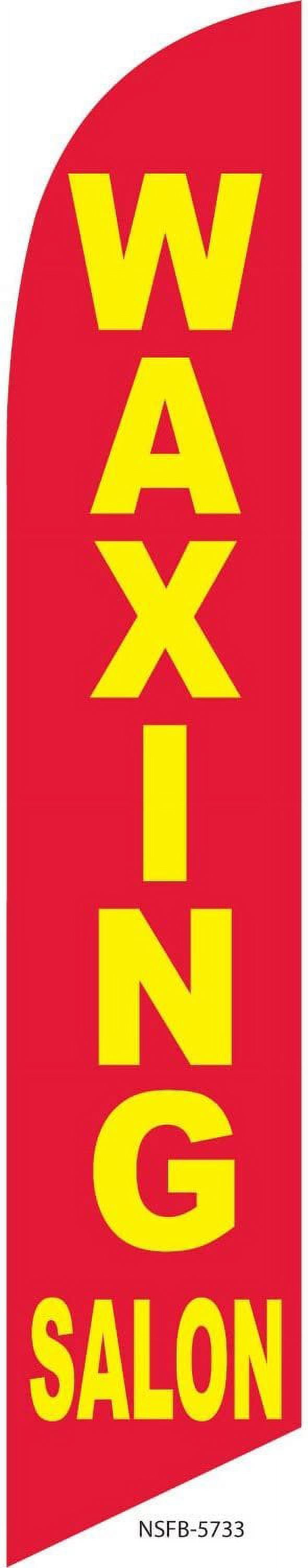 Hair Waxing Salon Feather Banner Swooper Flag, Replacement Flag Only ...