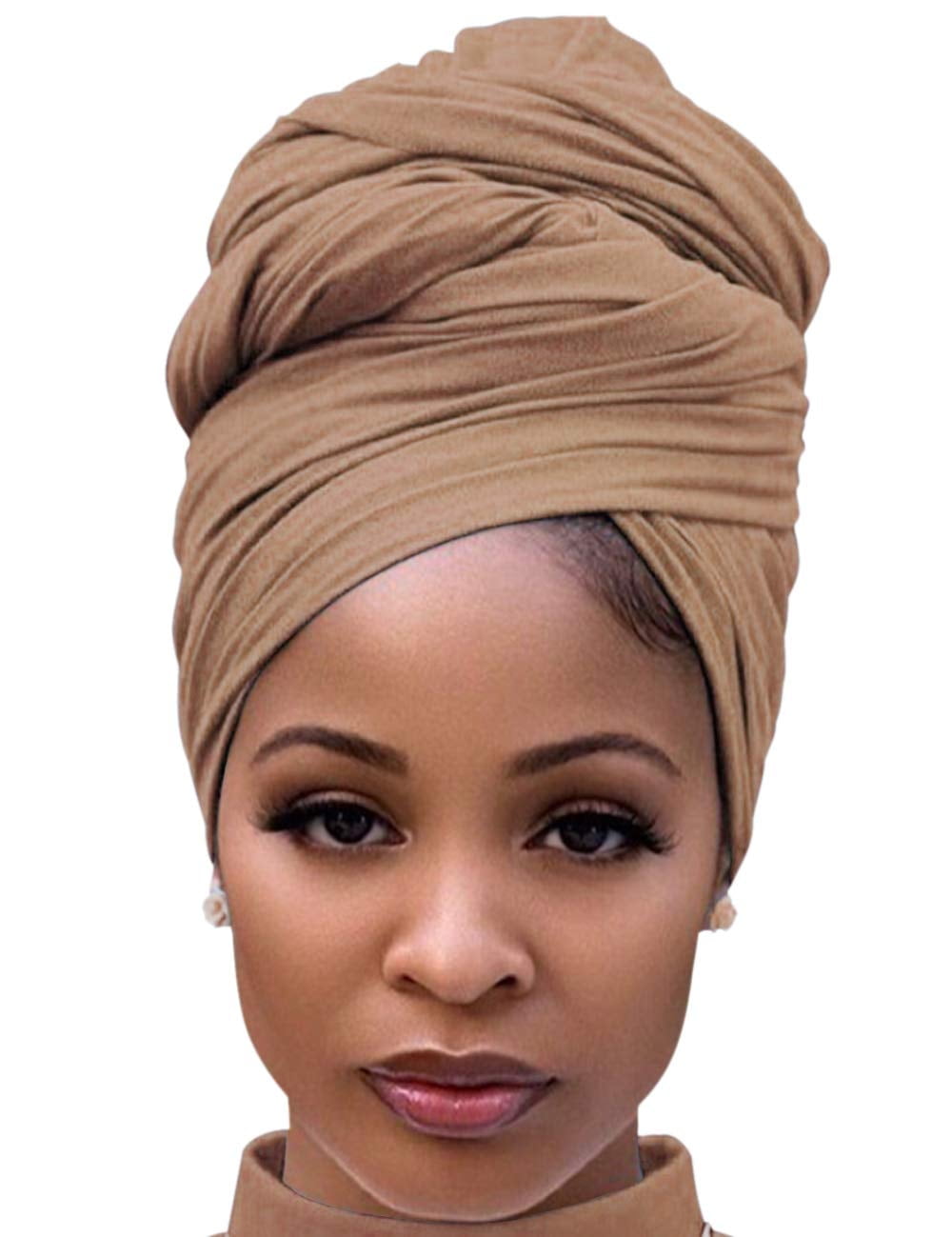 Hair Wrap for Black Women with Natural Hair Large Stretch Soft Edge ...