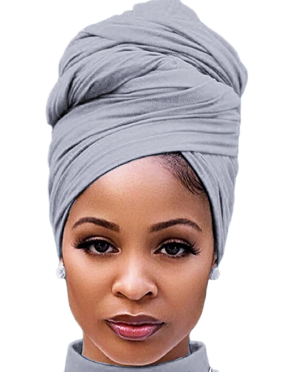 Hair Wrap for Black Women with Natural Hair Large Stretch Soft Edge ...