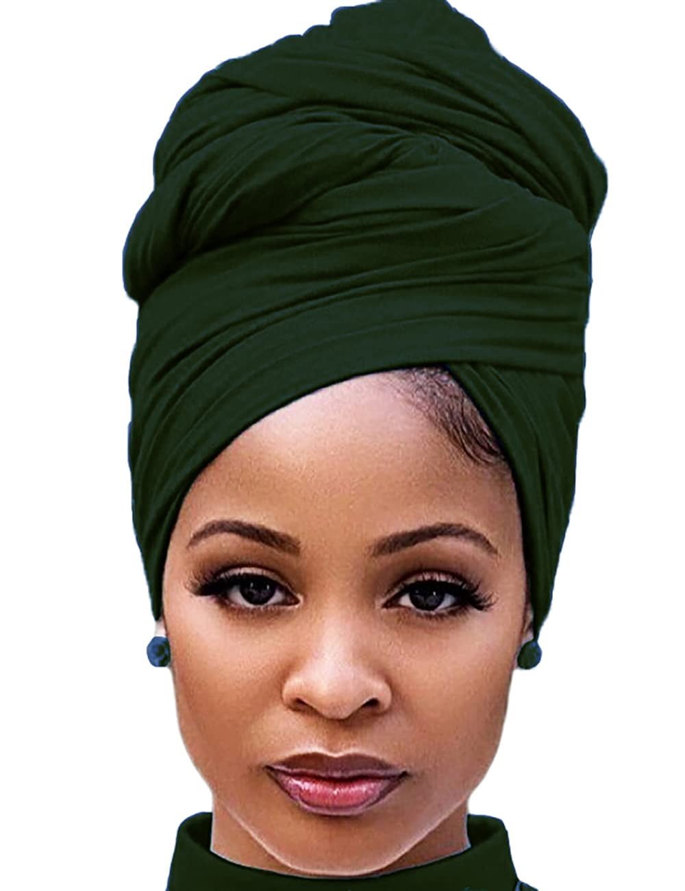 Hair Wrap for Black Women with Natural Hair Large Stretch Soft Edge ...