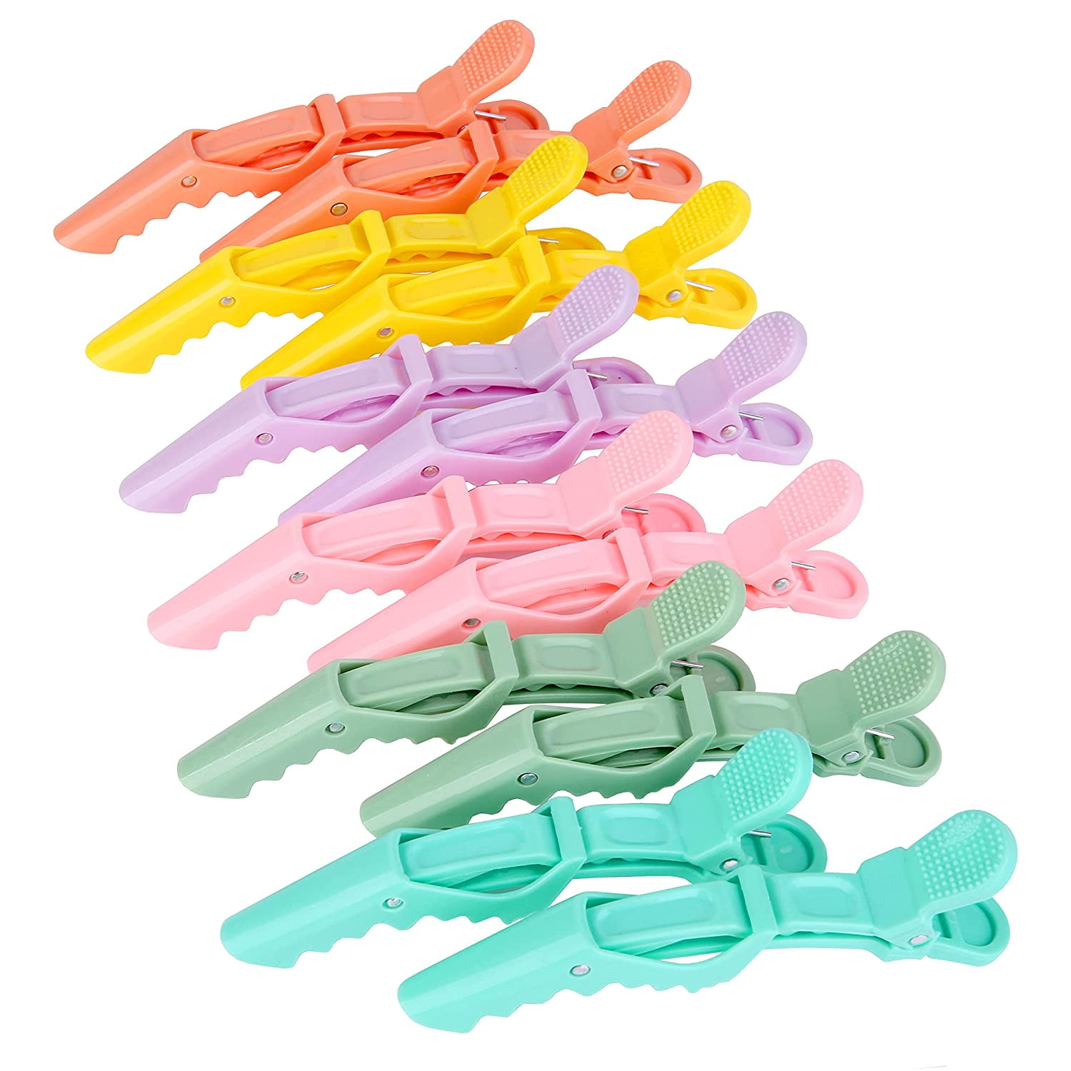 Hair clips for Styling 12 pcs – Wide Teeth & Double-Hinged Design ...
