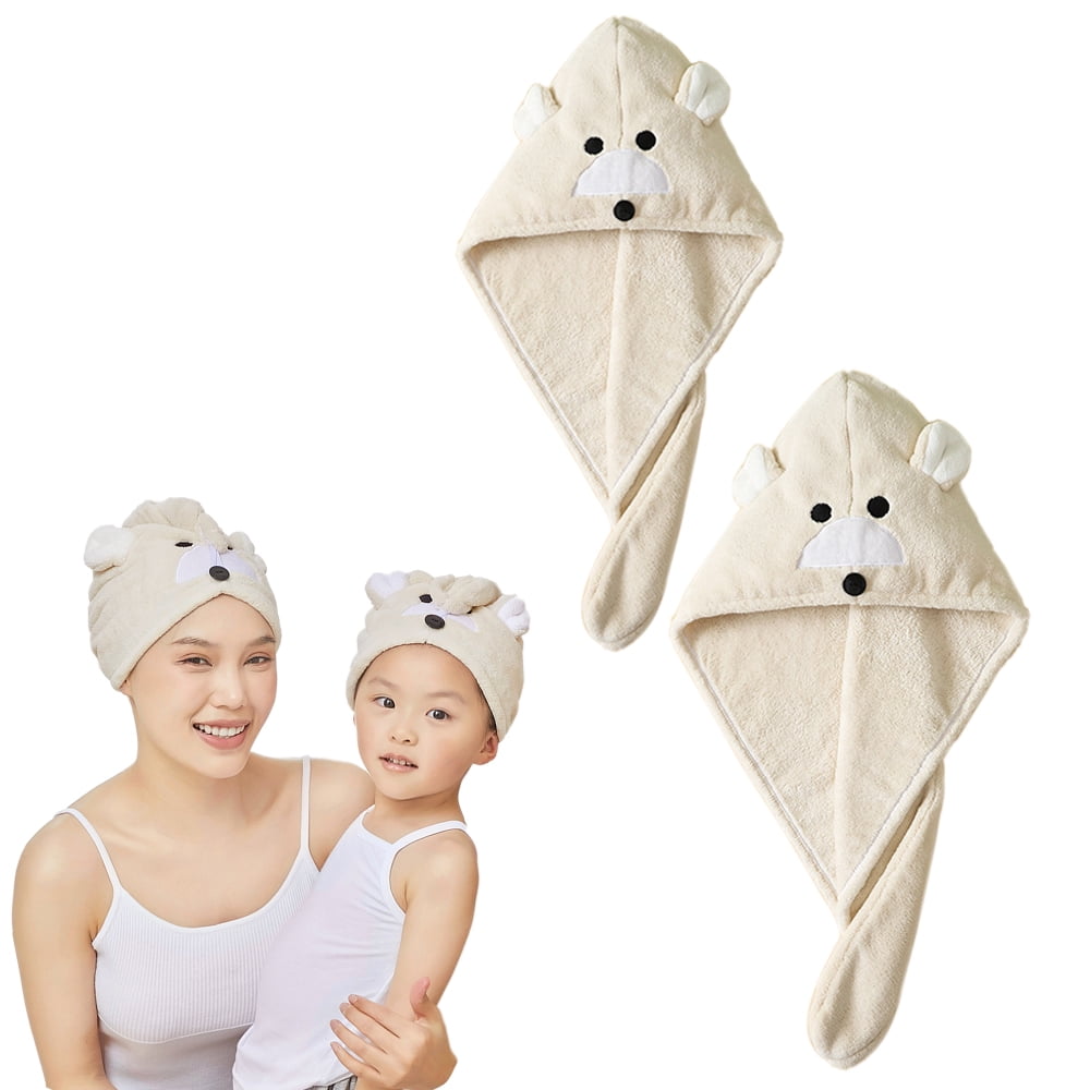 Hair dryer cap set child adult parent-child, 2 pieces, beige - Walmart.com