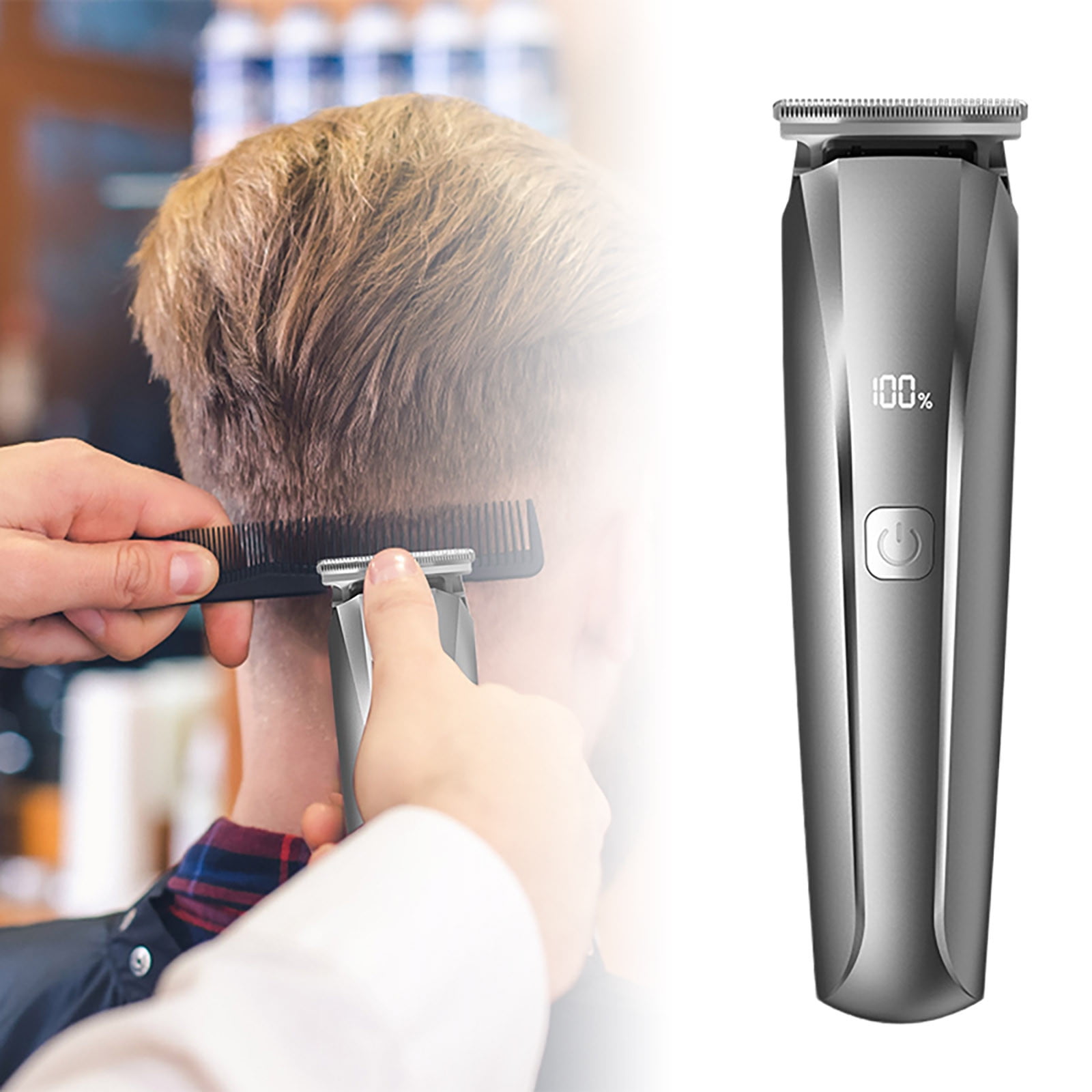 Hair for Men and Women Long Lasting Cordless Rechargeable Trimmer with ...