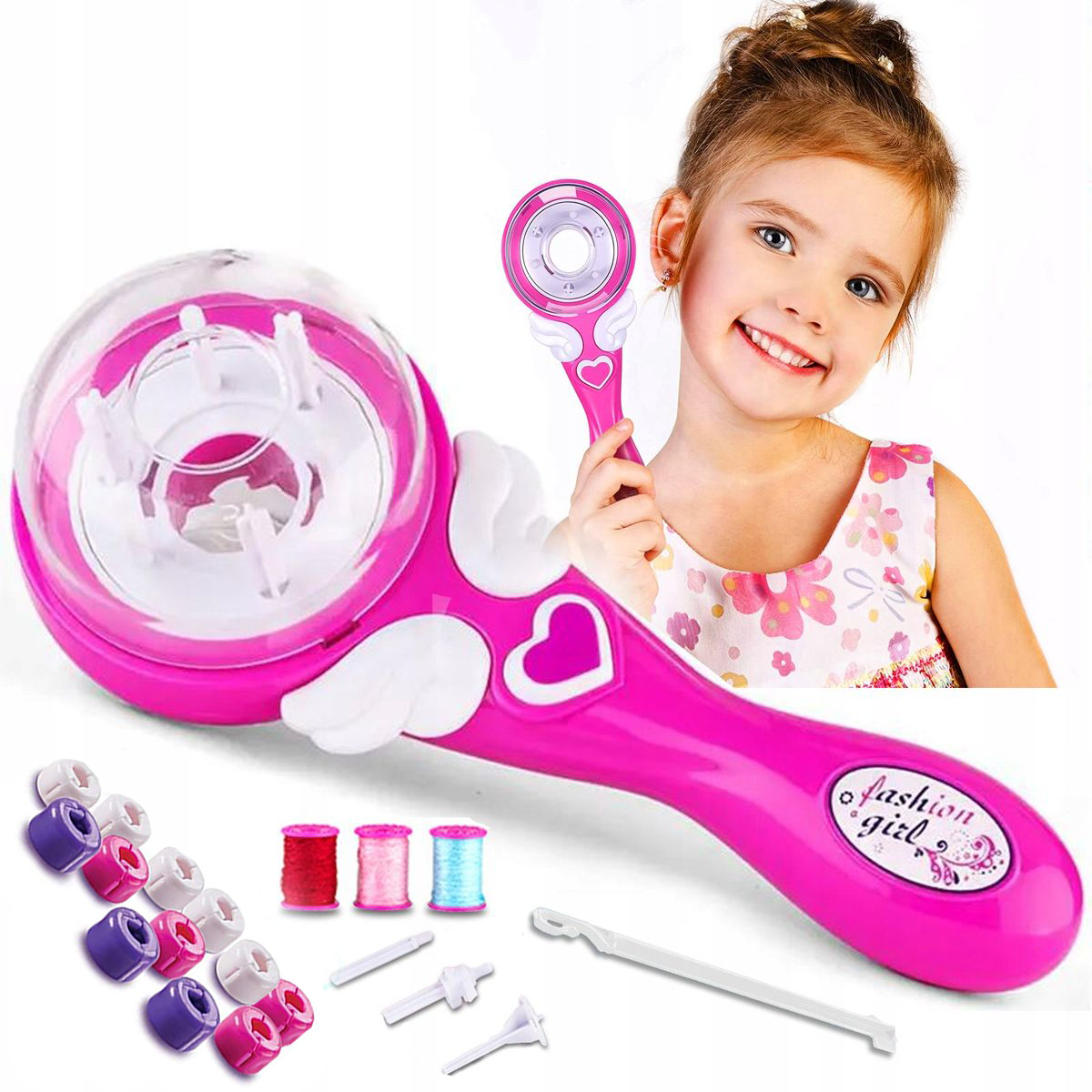 19 Pcs Hair Braiding Tool, DIY Hair Styling Tool Kit Updo Ponytail ...