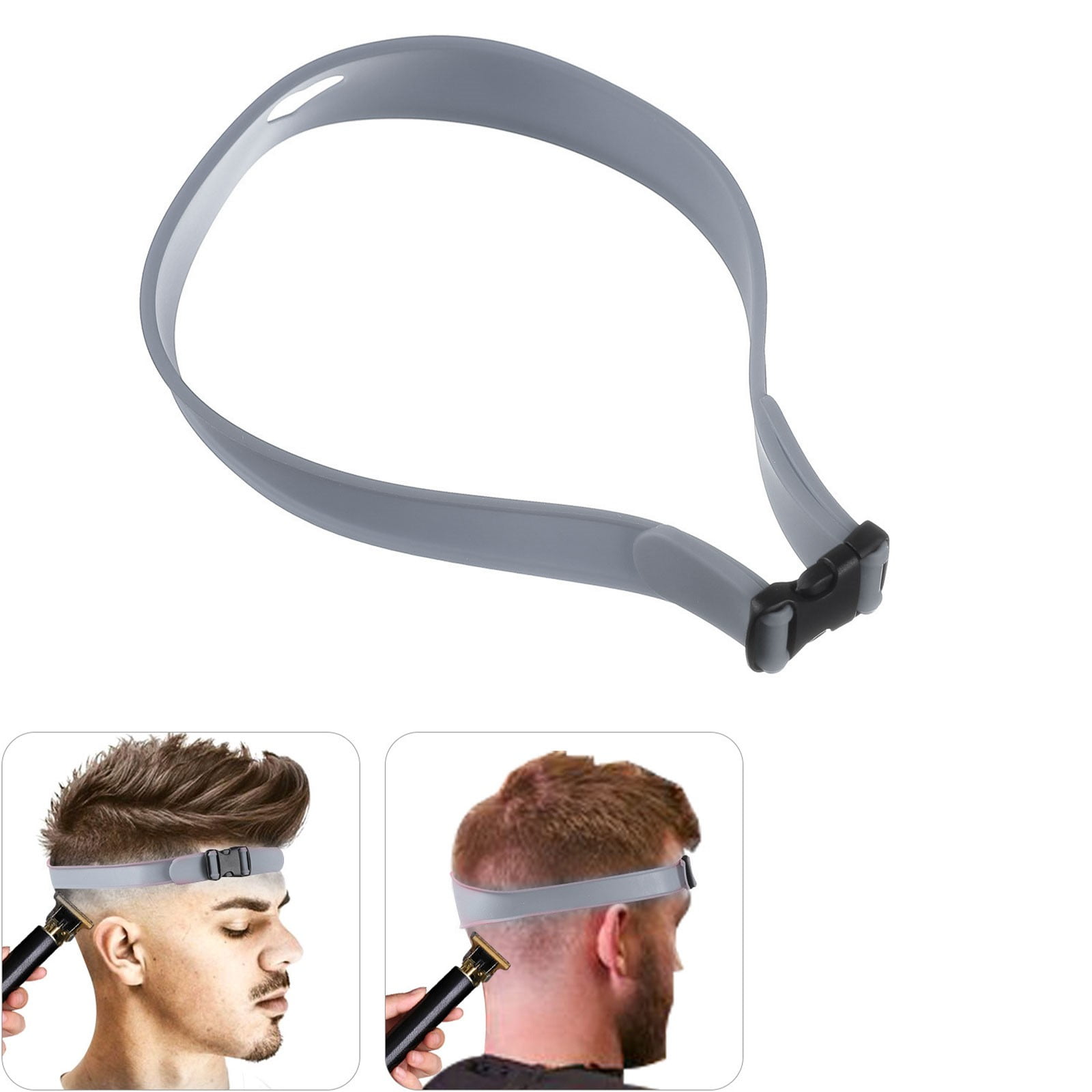 HairCare, Upgraded Adjustable Size Silicone Hair Clipper With Neck Hair ...