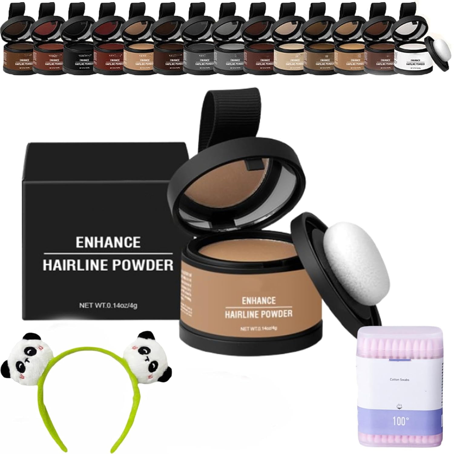 Hairbear Hair Filler, Hairline Powder Instantly Conceals, Root Touch Up ...