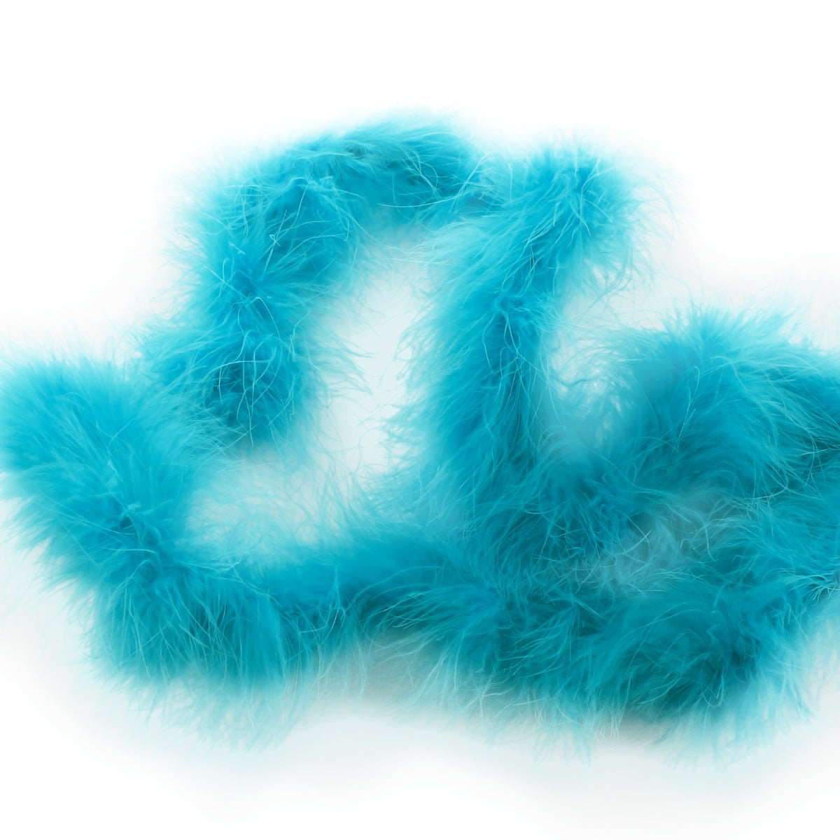 Hairbow Center Boas & Leis Turquoise Theme Party Boas with Fluffy Width ...