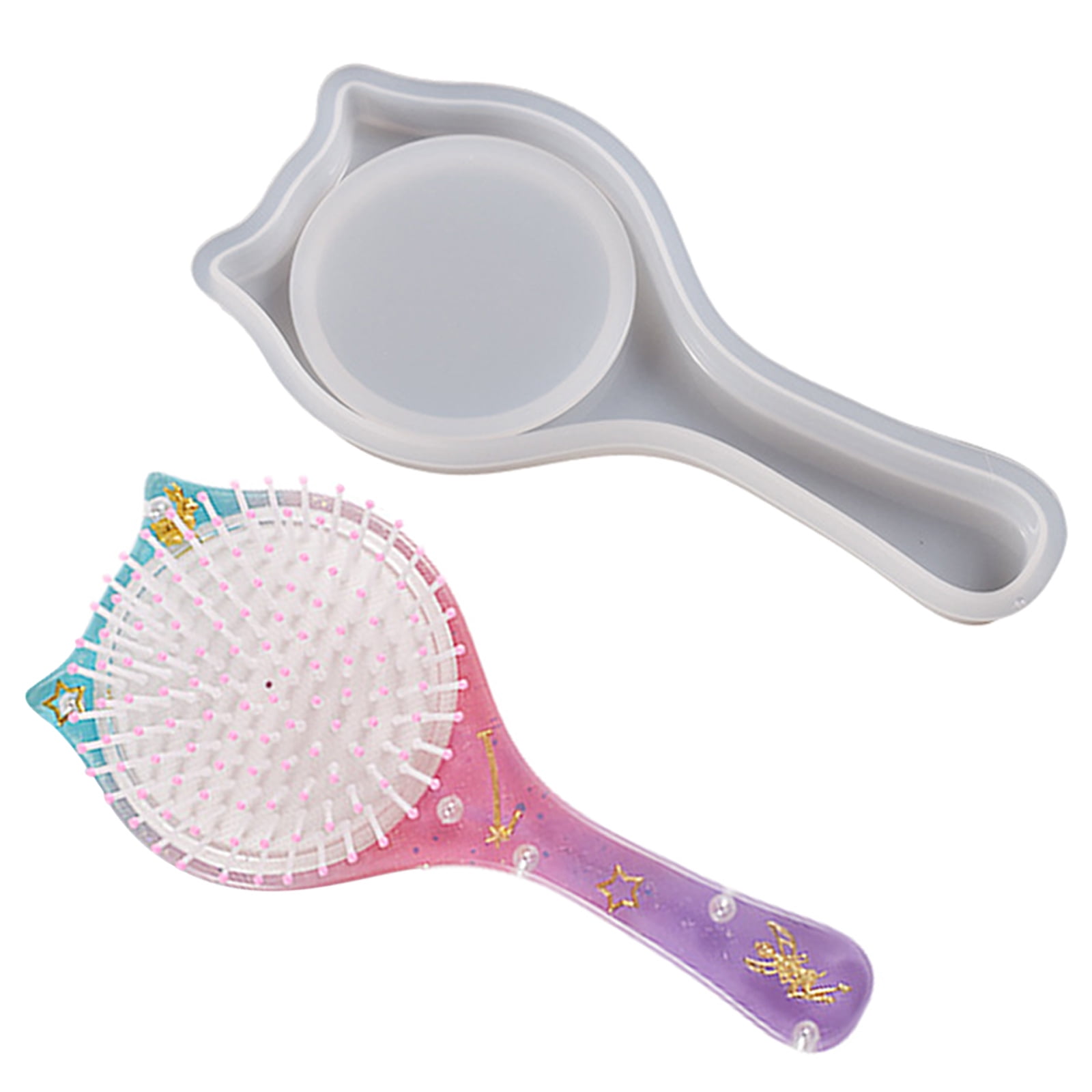 Hairbrush Epoxy Resin Mold Handmade Comb Silicone Mold Hair Styling ...
