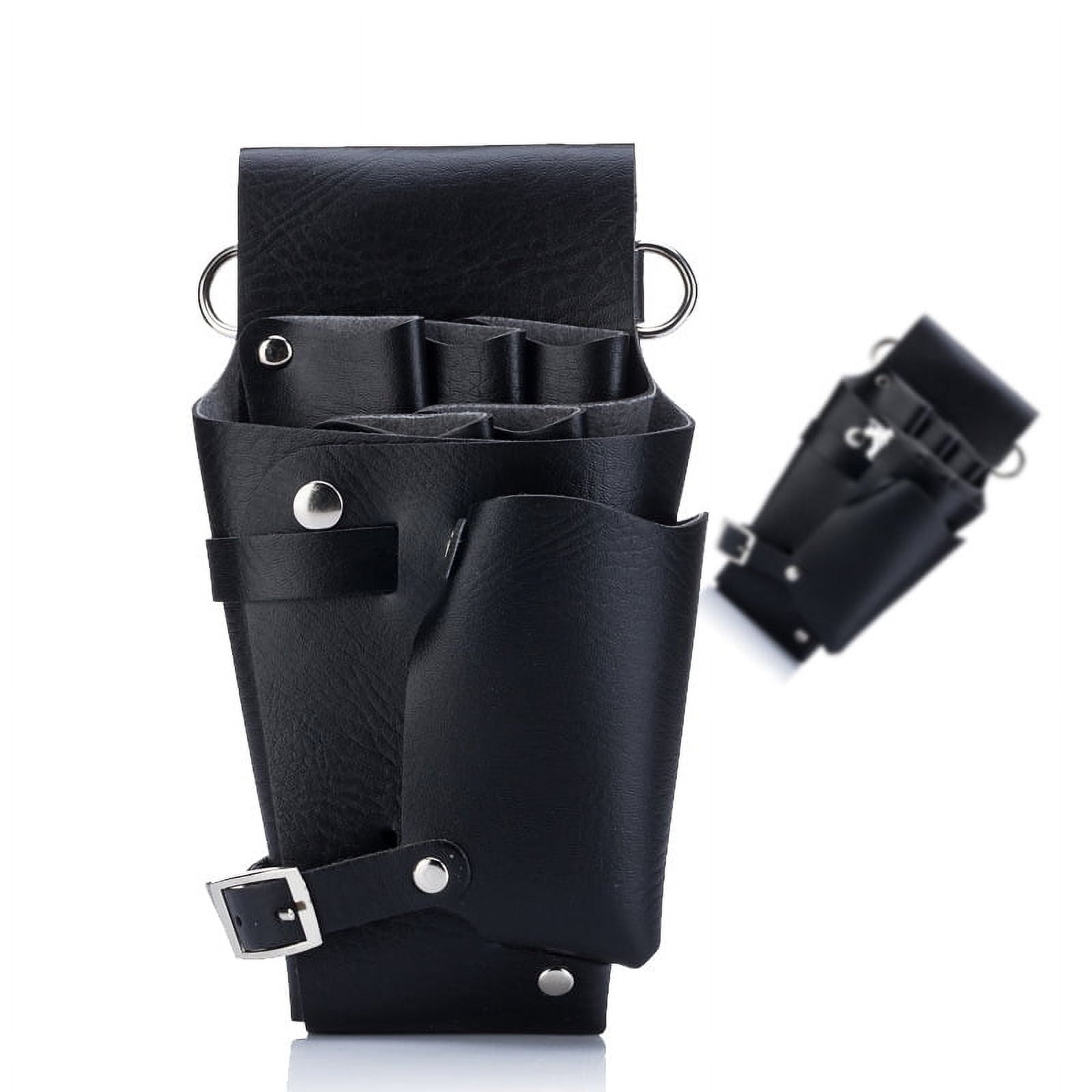Haircut Storage Bag Haircut Bag Leather Waist Salon Scissor Barber Pouch Tool Belt Pu Phone Case ...