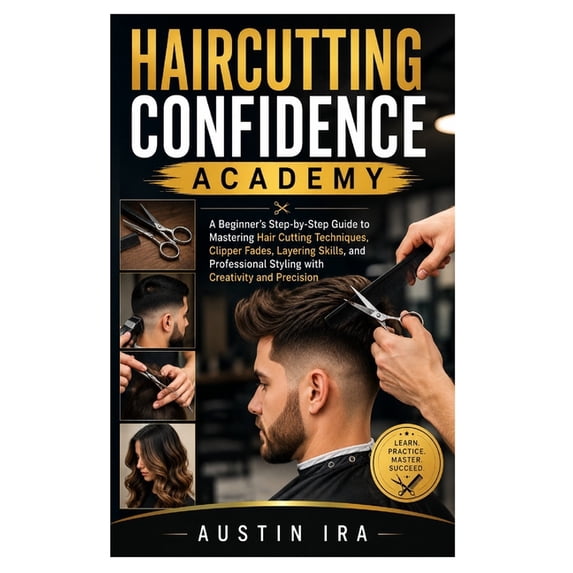 Haircutting Confidence Academy: A Beginner's Step-by-Step Guide to ...
