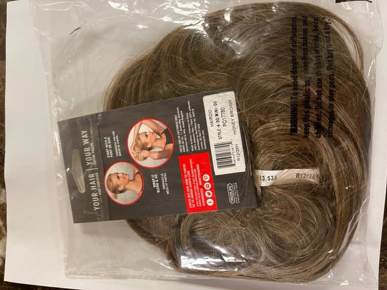 Hairdo 2-Pack Wrap Style-a-Do & Mini-Do Duo Pack Honey Brown R12/26H ...