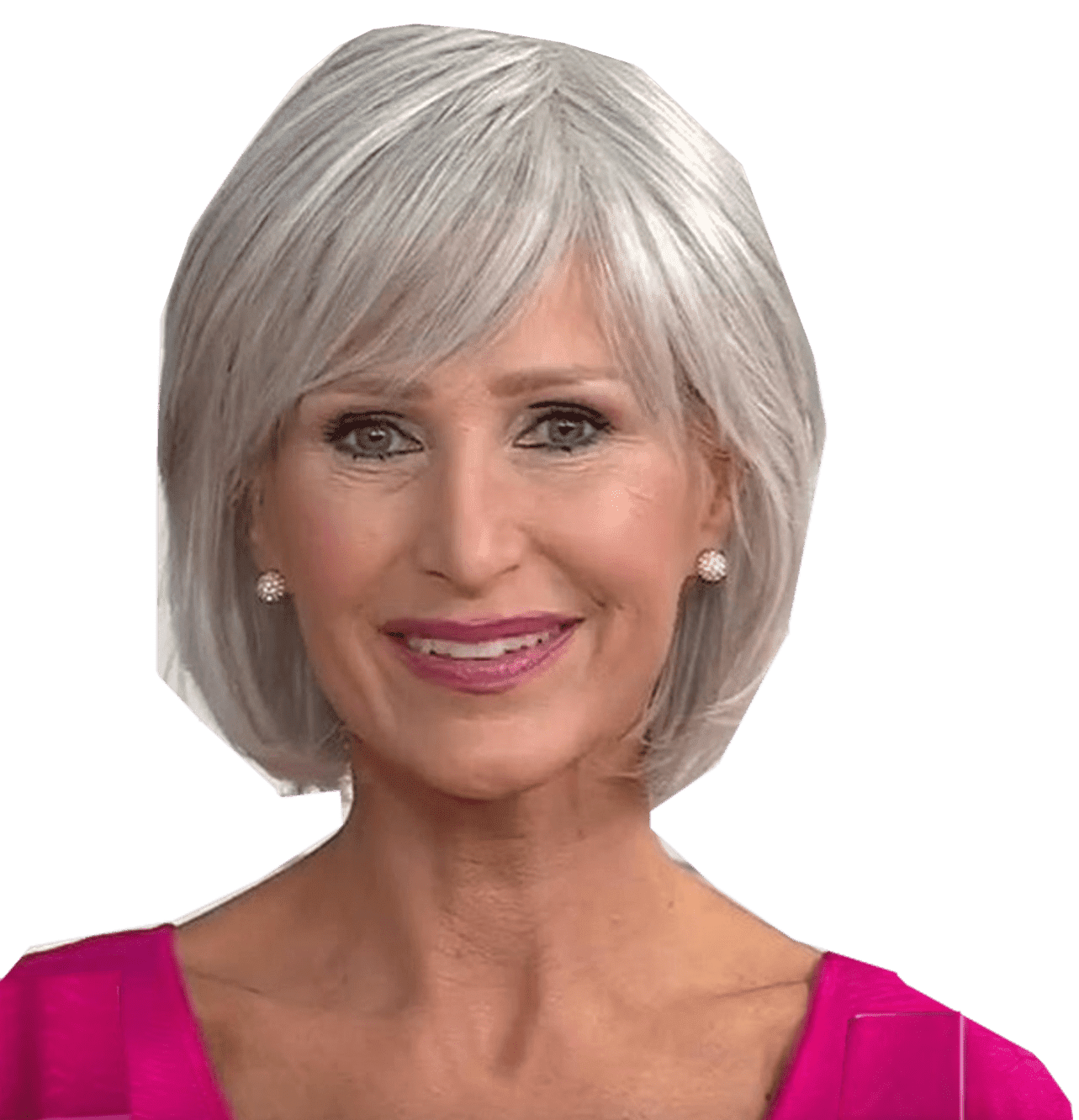 Hairdo Flirty Fringe Bob Wig- Light Grey - Walmart.com