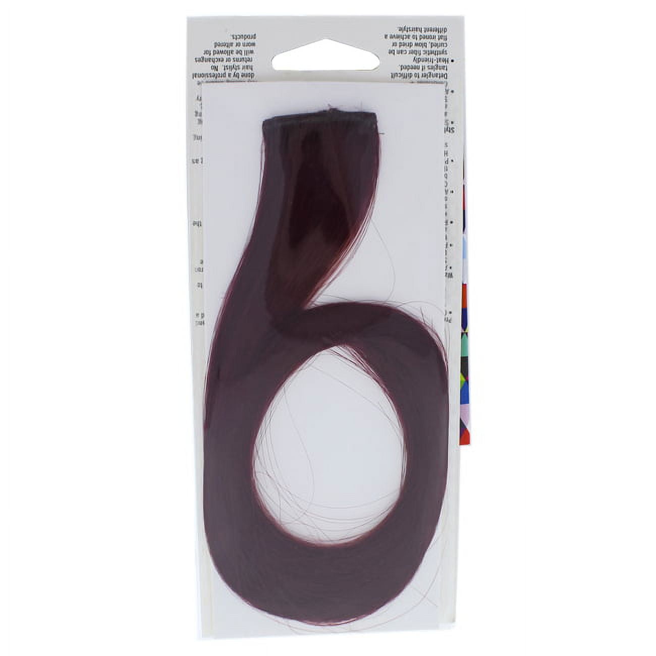 Hairdo Pop Color Strip Extension - Berry Kiss Hair Extension 18 Inch ...