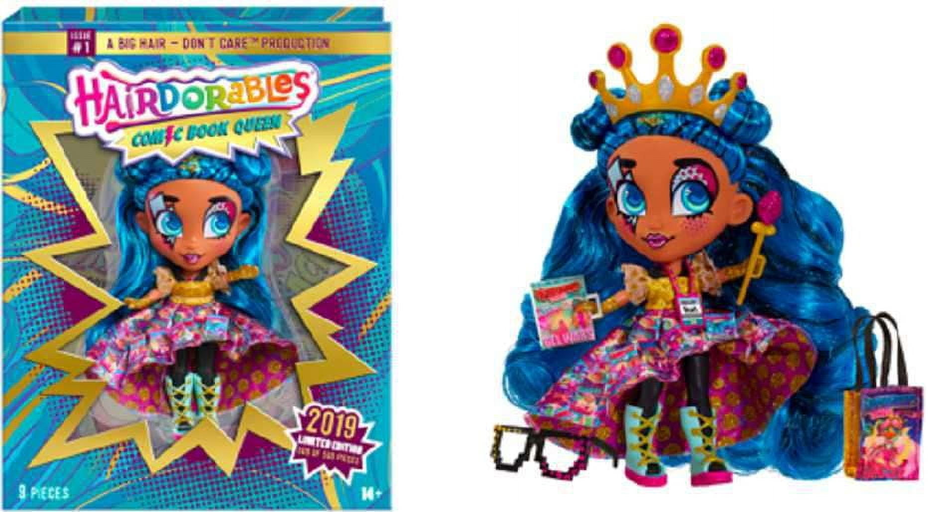 Hairdorables Comic Book Queen Deluxe Doll Set - Walmart.com