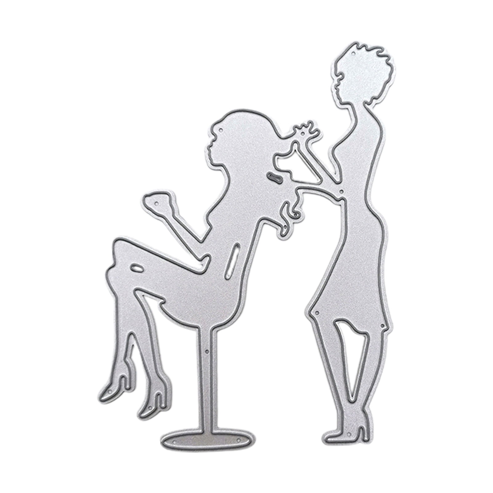 Hairdresser Embossing Cutting Dies Barber Die Cuts for Christmas Card ...