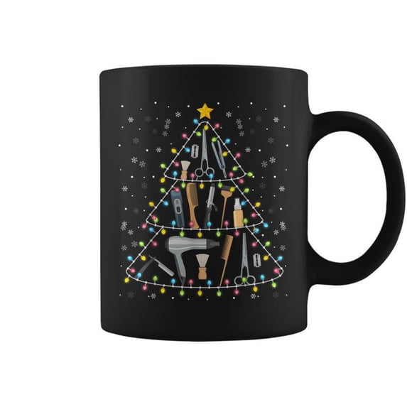 Hairdresser Tools Christmas Tree Salon Coffee Mugs - Walmart.com