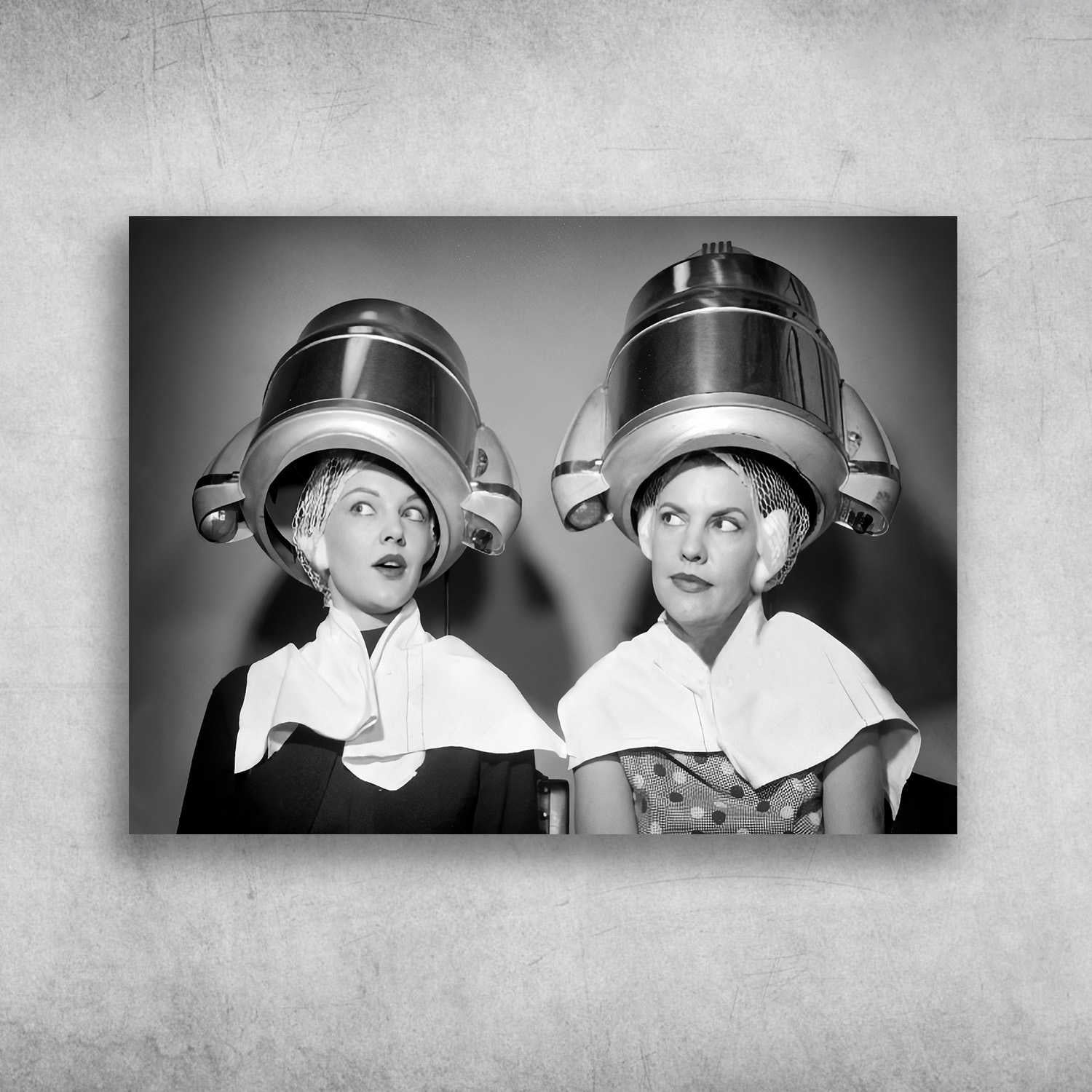 Hairdressers Poster, Vintage Hair Salon, Hair Care 24 x 36 Inch Poster ...