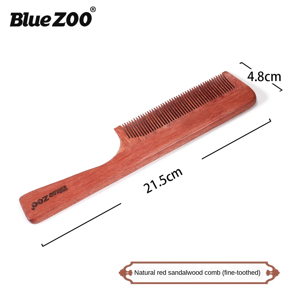 Hairdressing, Beard Care, Coarse Teeth, Fine Teeth Grip Handle, Long ...