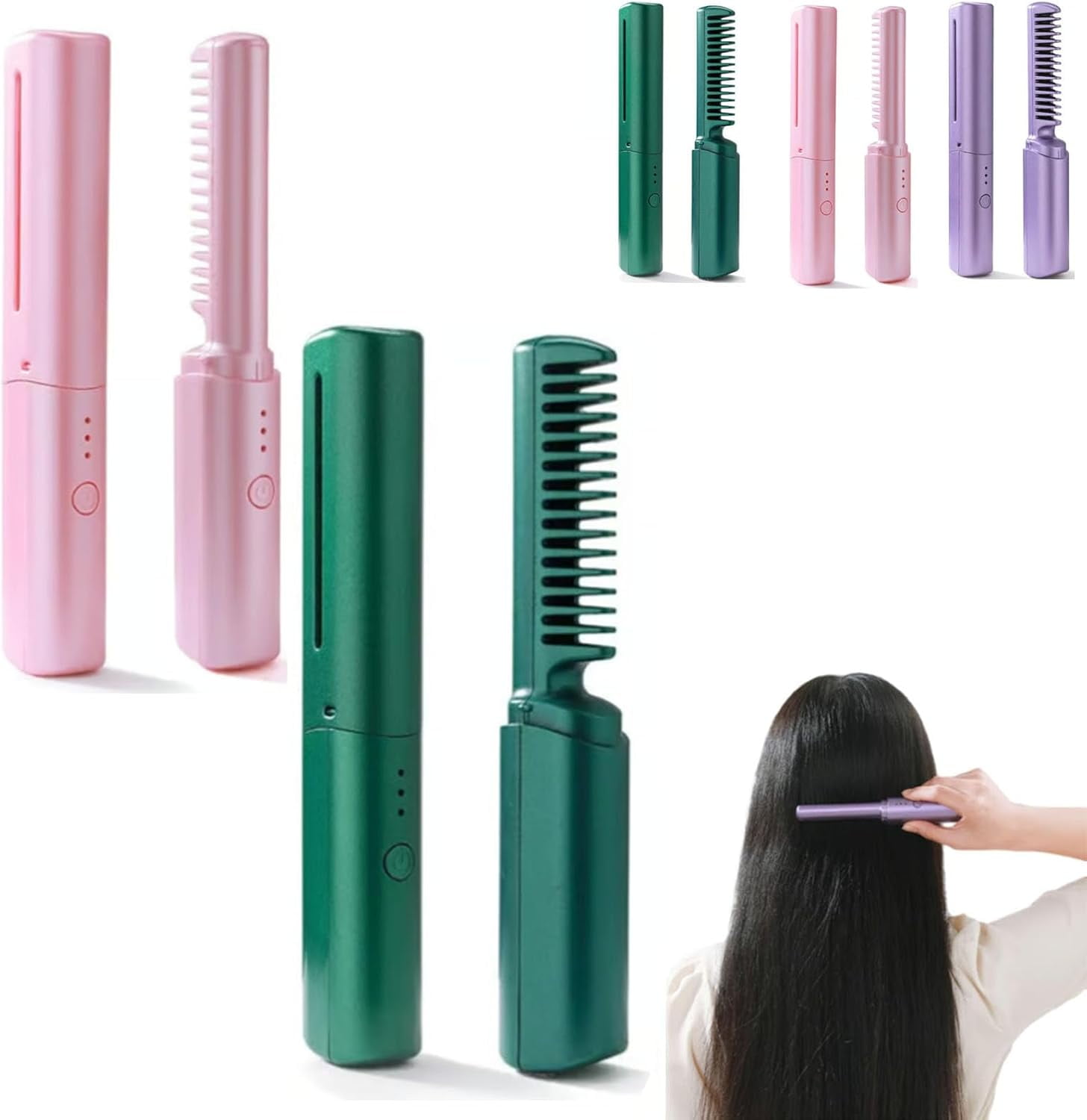 Hairdressing Comb, Latest Hairdressing Comb, Mini Dual Purpose Curling ...