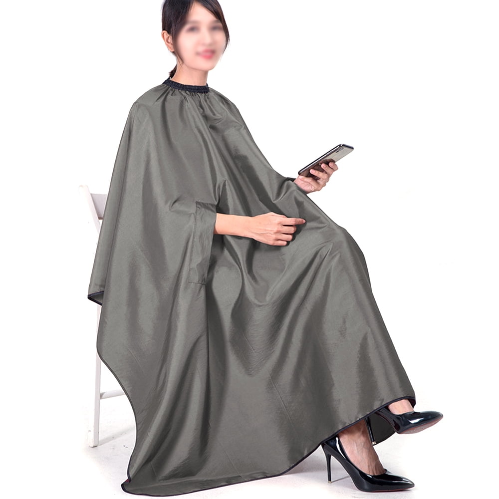 Hairdressing Hair Cut Cutting Cape Cloth Waterproof Salon Barbers Gown with Stretch Out Hand ...