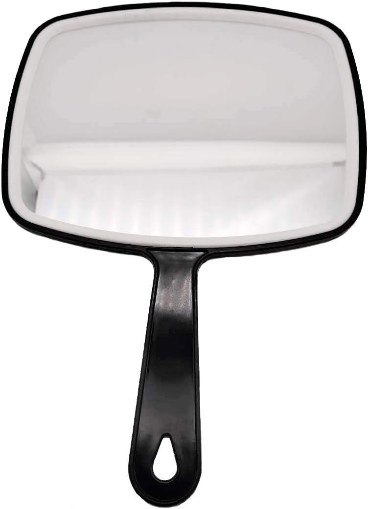 Hairdressing Hand Mirror, Handheld Mirror ABS Frame Professional ...
