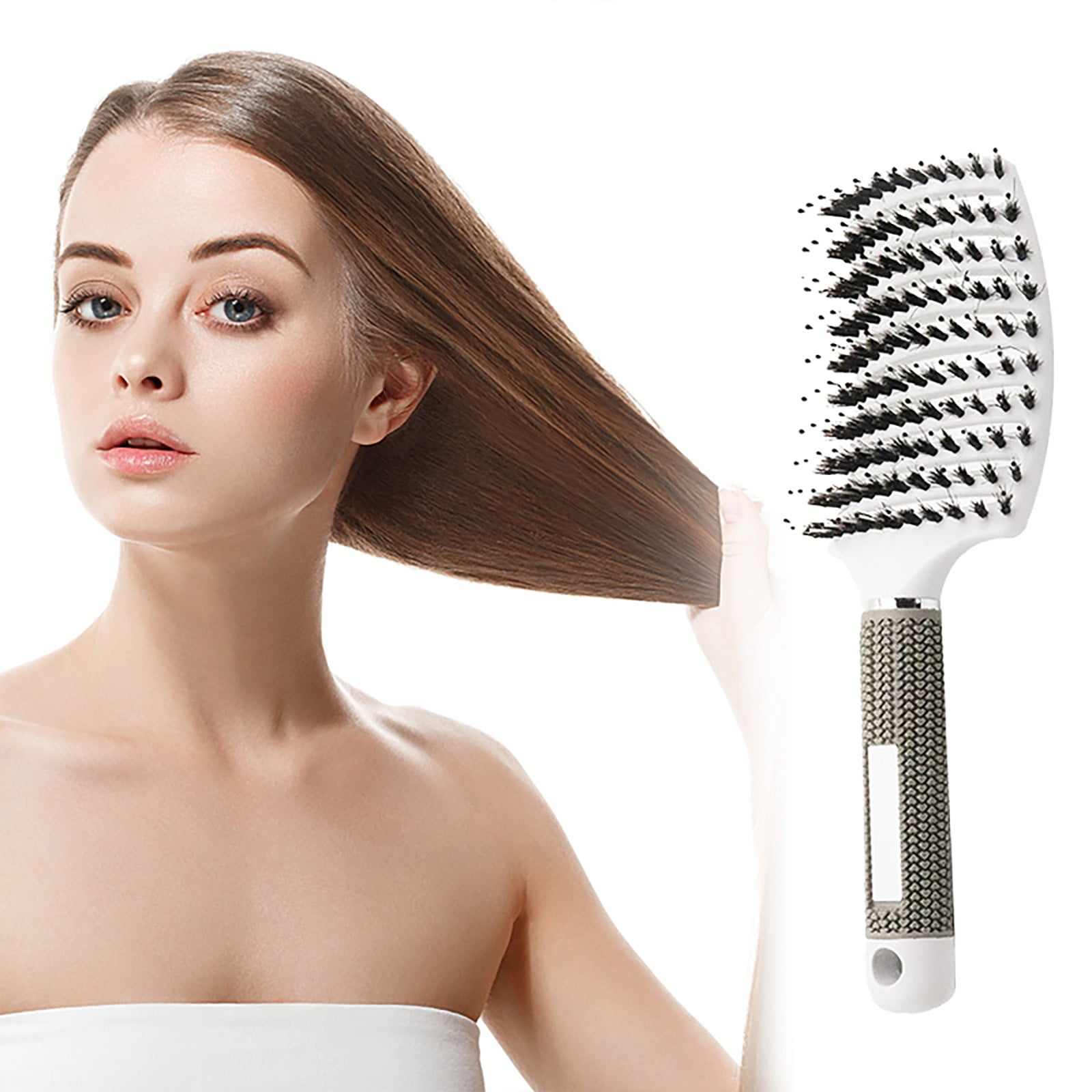 Hairdressing Oil Head Styling Comb Large Curved Comb Men's Back Head ...