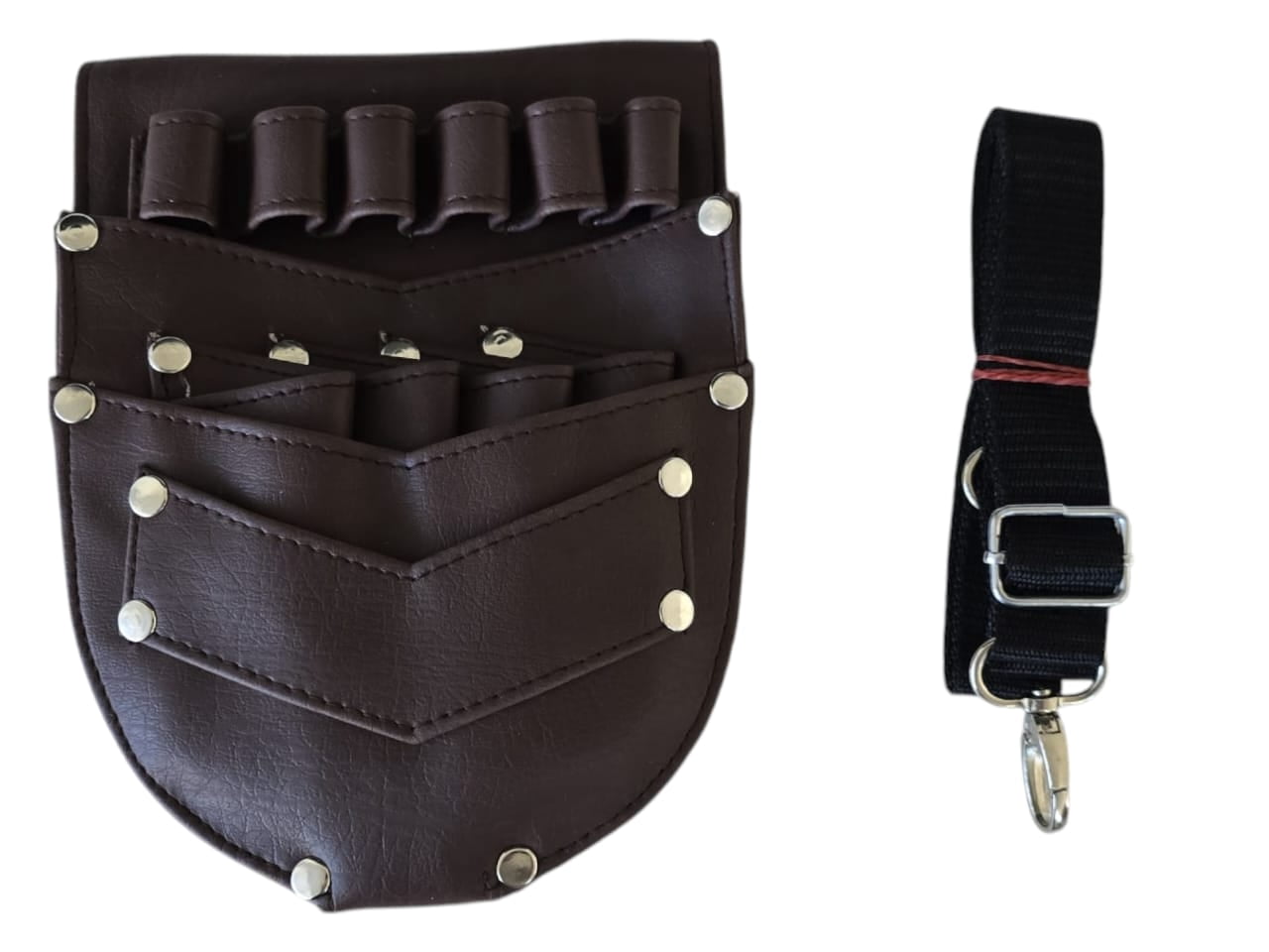 Hairdressing Tool Belt Adjustable Scissors Holder Leather Hairdresser ...