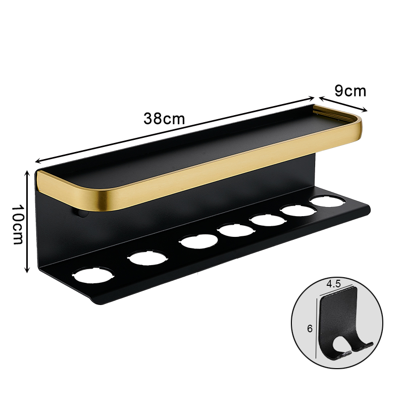 Hairdryer holder wall mount suitable for dyson airwrap shelf dryer and ...