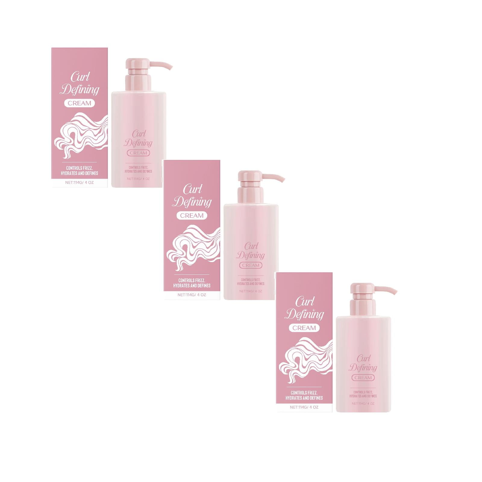 Hairhalo Curl Defining Cream, Curl Cream for Curly & Wavy Hair, Anti ...