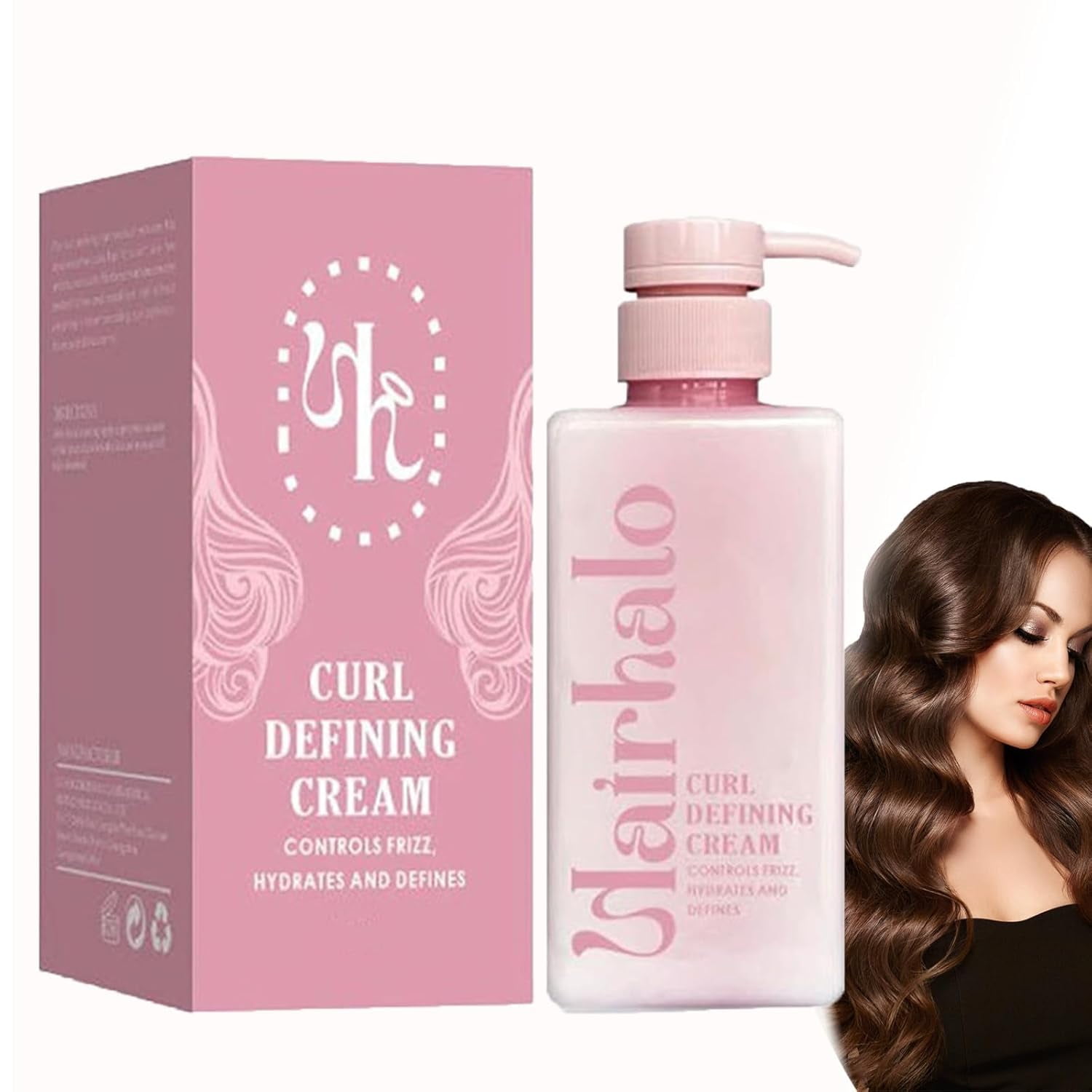 Hairhalo Curl Defining Cream Hair Halo Curl Defining Cream Curl Cream For Curly Hair Anti Frizz